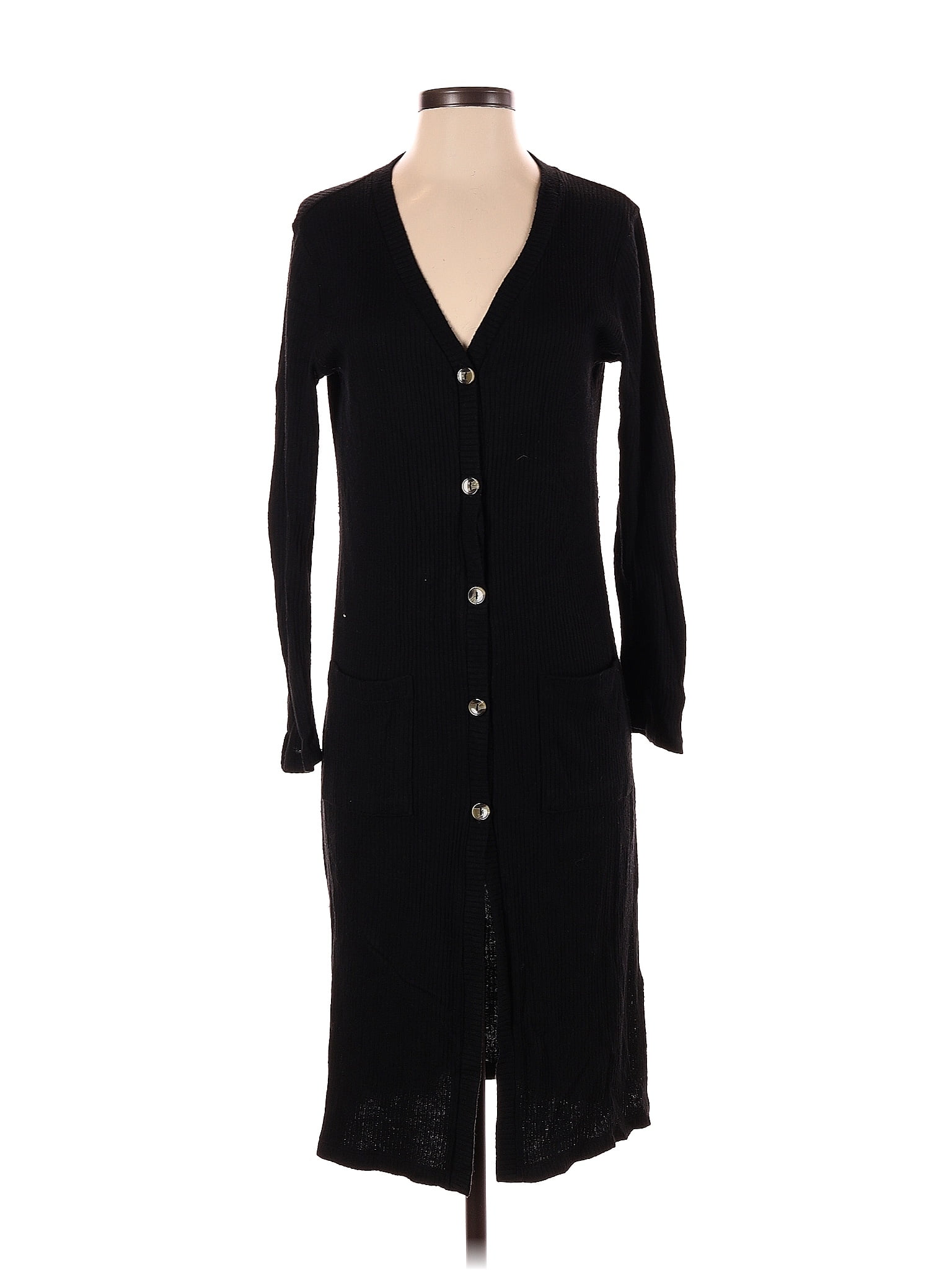 Allison Joy Solid Black Cardigan Size S - 74% off | ThredUp