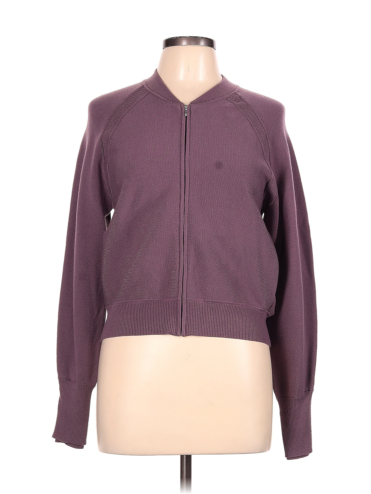 Athleta Purple Track Jacket Size L - 84% off | ThredUp