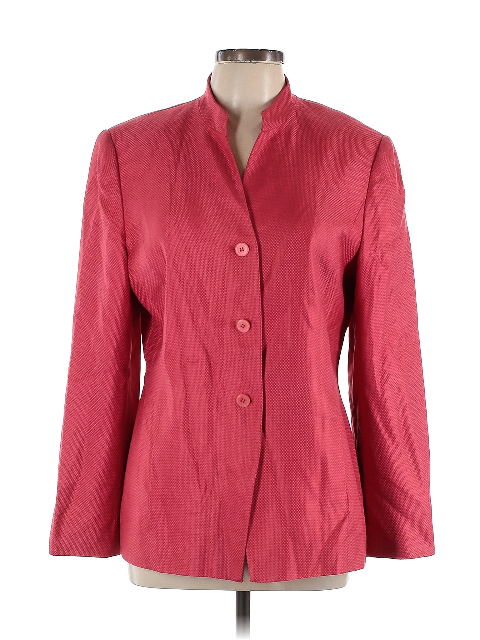 Talbots Solid Red Silk Blazer Size 12 - 77% off | ThredUp