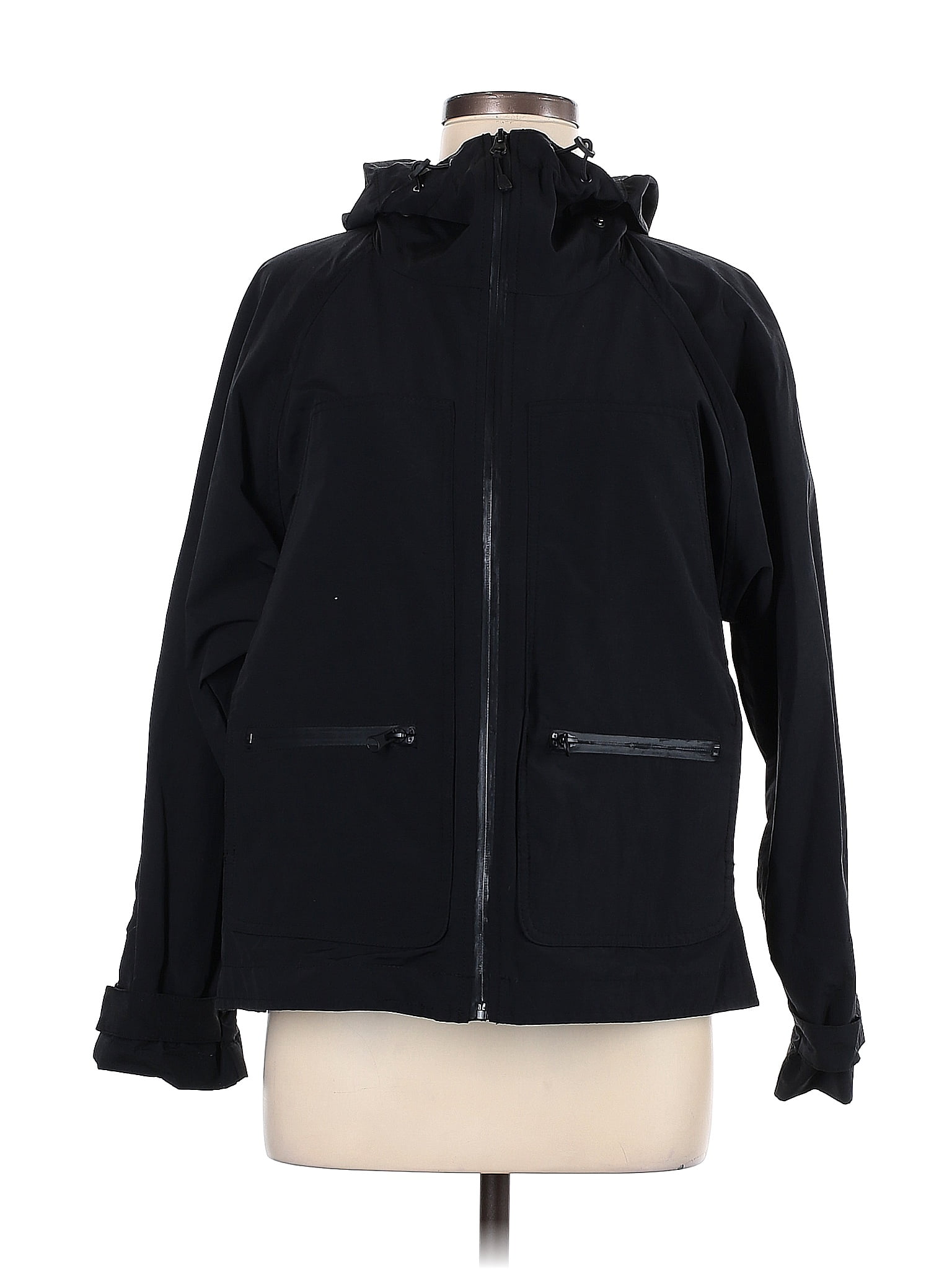 Gap Solid Black Jacket Size M - 56% off | ThredUp