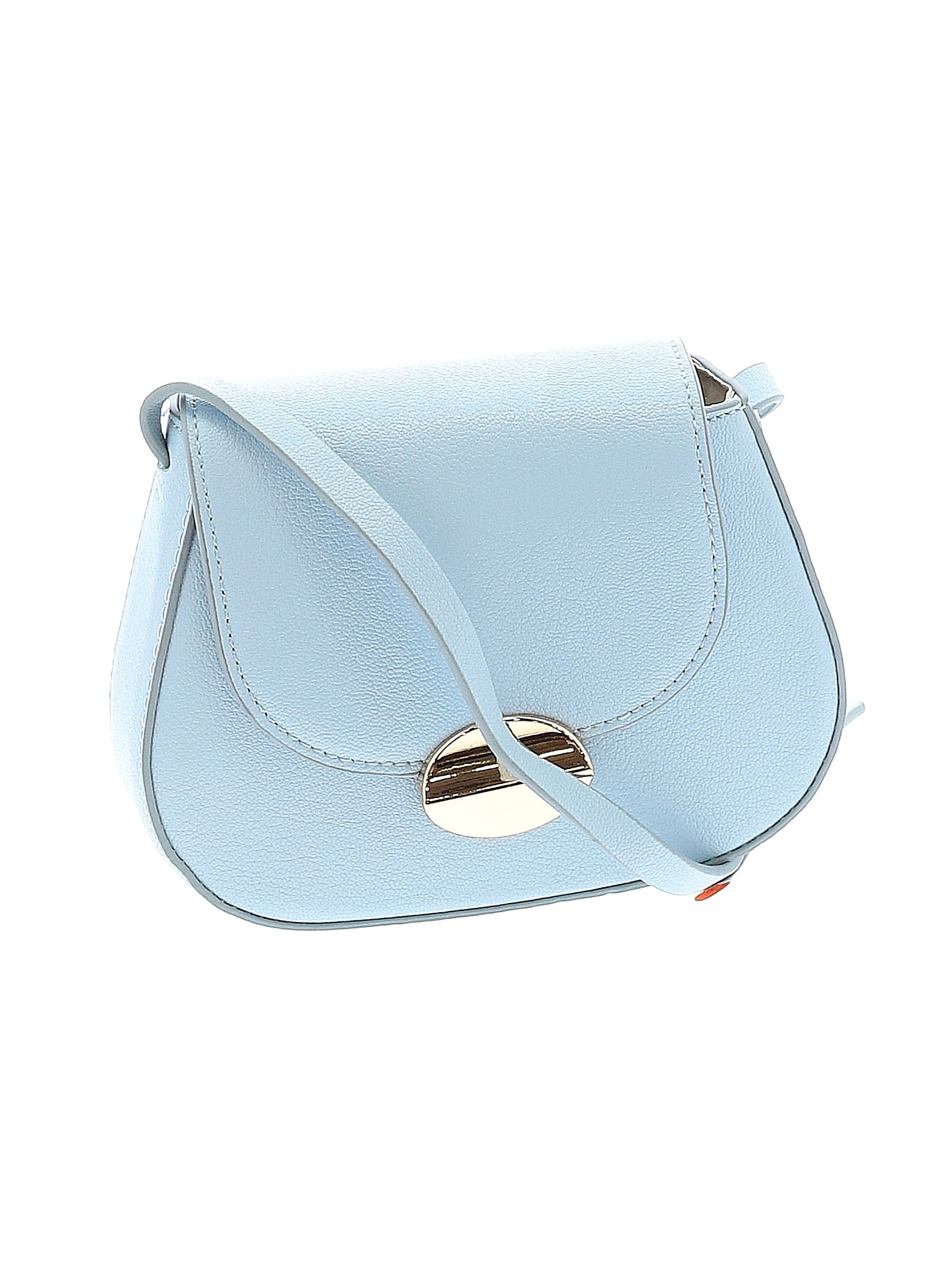 MNG Solid Blue Crossbody Bag One Size - 57% off | ThredUp