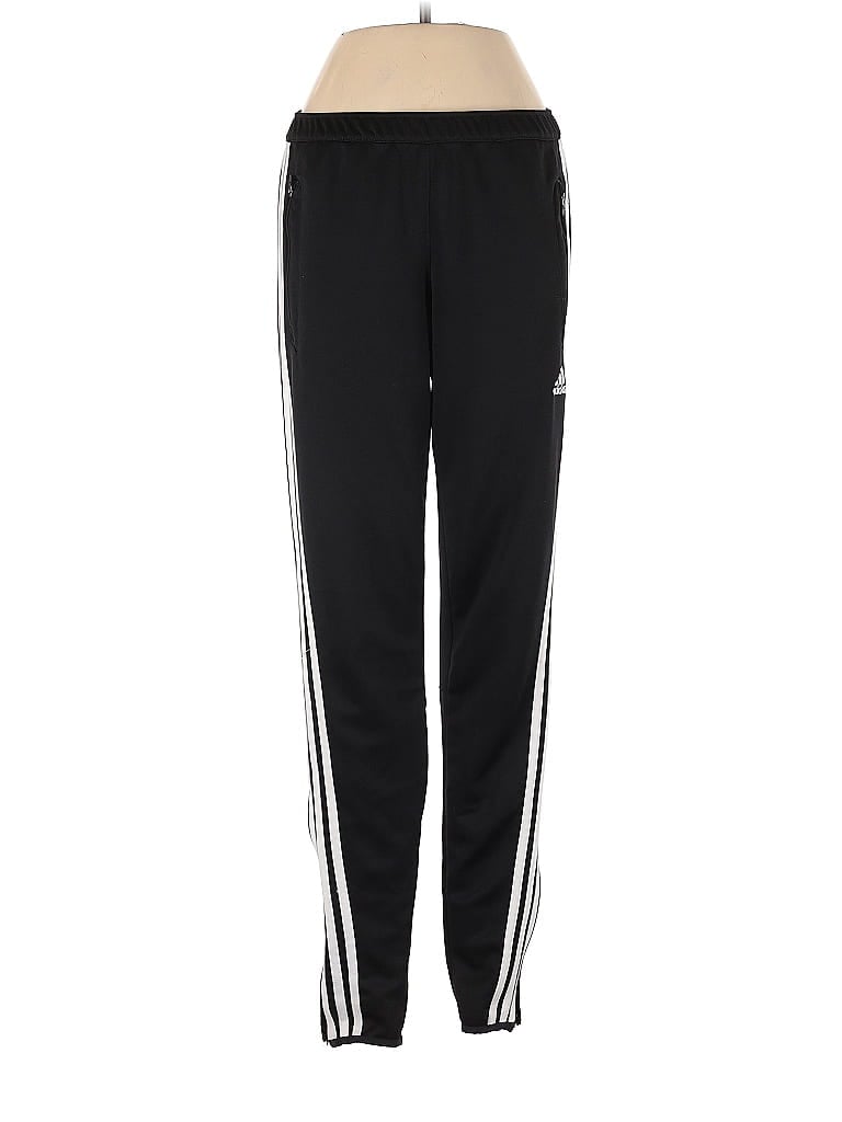 Adidas 100% Polyester Black Track Pants Size S - 86% off | ThredUp