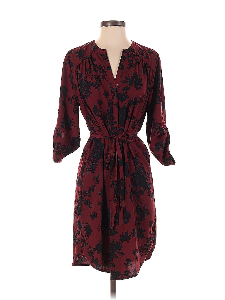 41hawthorn 100 Polyester Burgundy Casual Dress Size S 58 Off Thredup