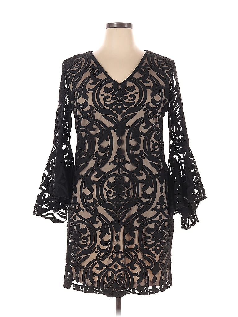 MSK Solid Black Cocktail Dress Size 14 - 67% off | ThredUp