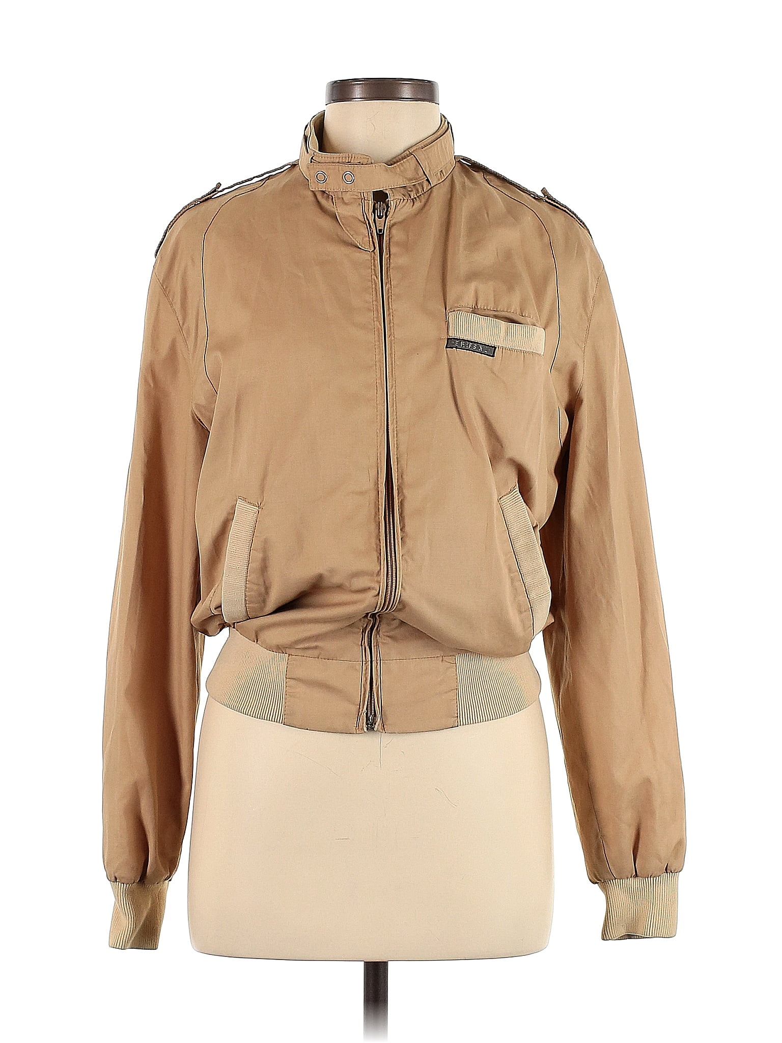 Members Only Solid Tan Jacket Size 38 (FR) - 72% off | ThredUp