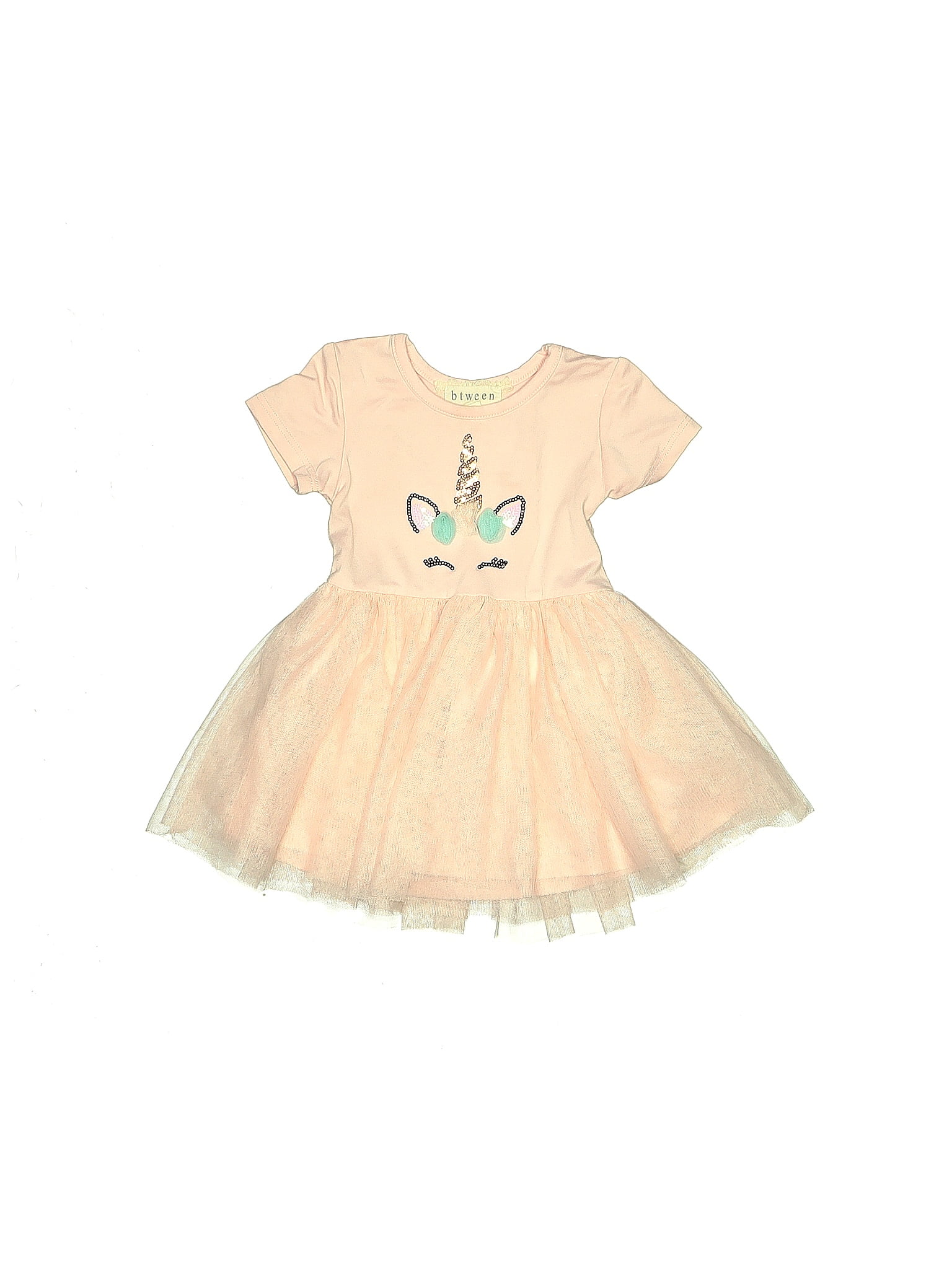 Btween Solid Tan Dress Size 12 mo - 50% off | ThredUp