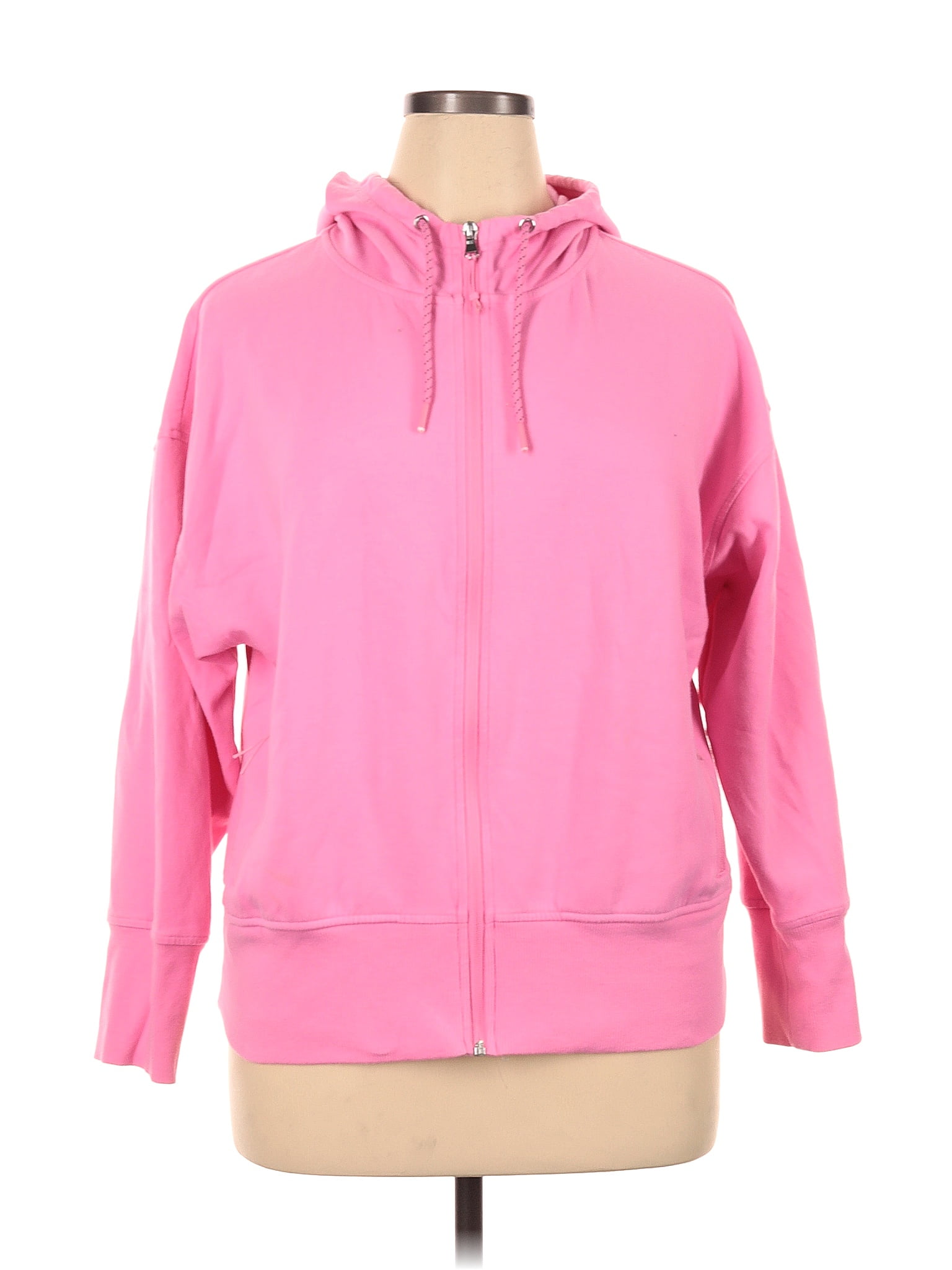Active By Old Navy Pink Zip Up Hoodie Size Xl 47 Off Thredup