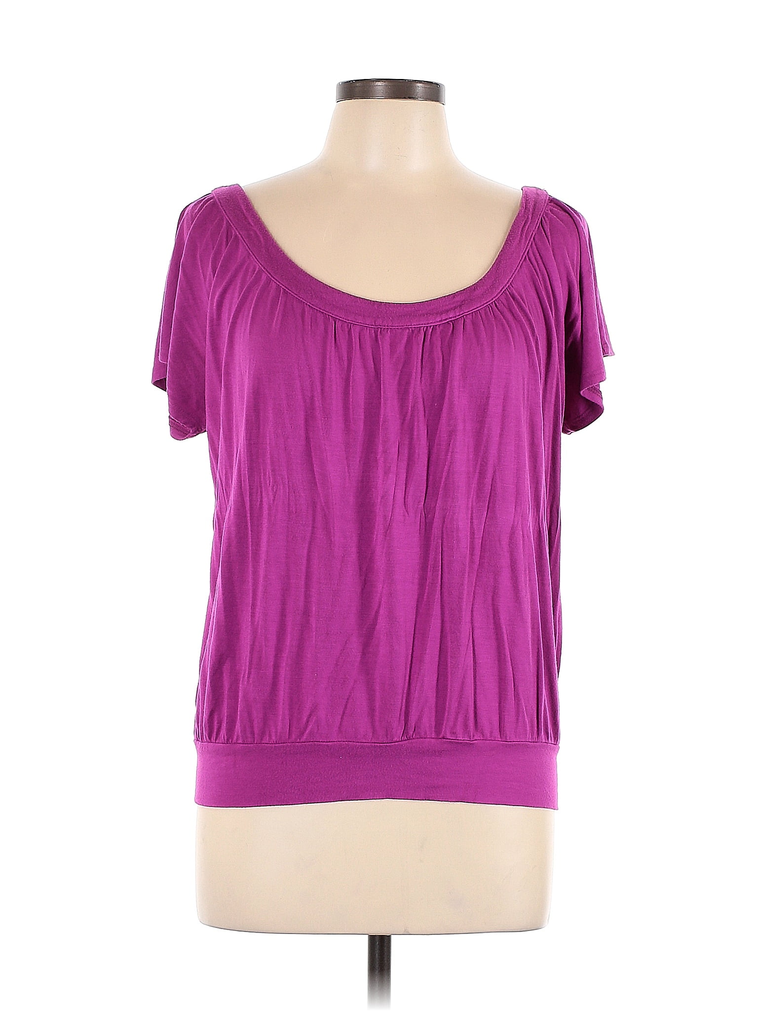 Michael Michael Kors Solid Pink Purple Sleeveless Top Size L 70 Off