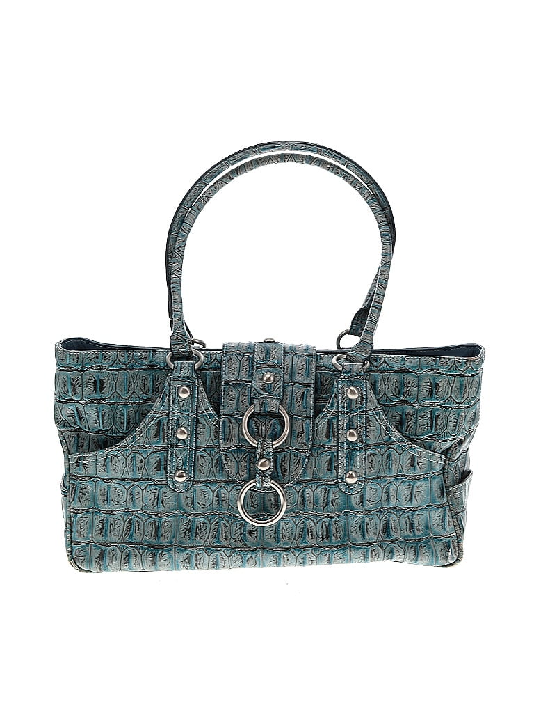Charlie Lapson Teal Satchel One Size - 69% off | ThredUp