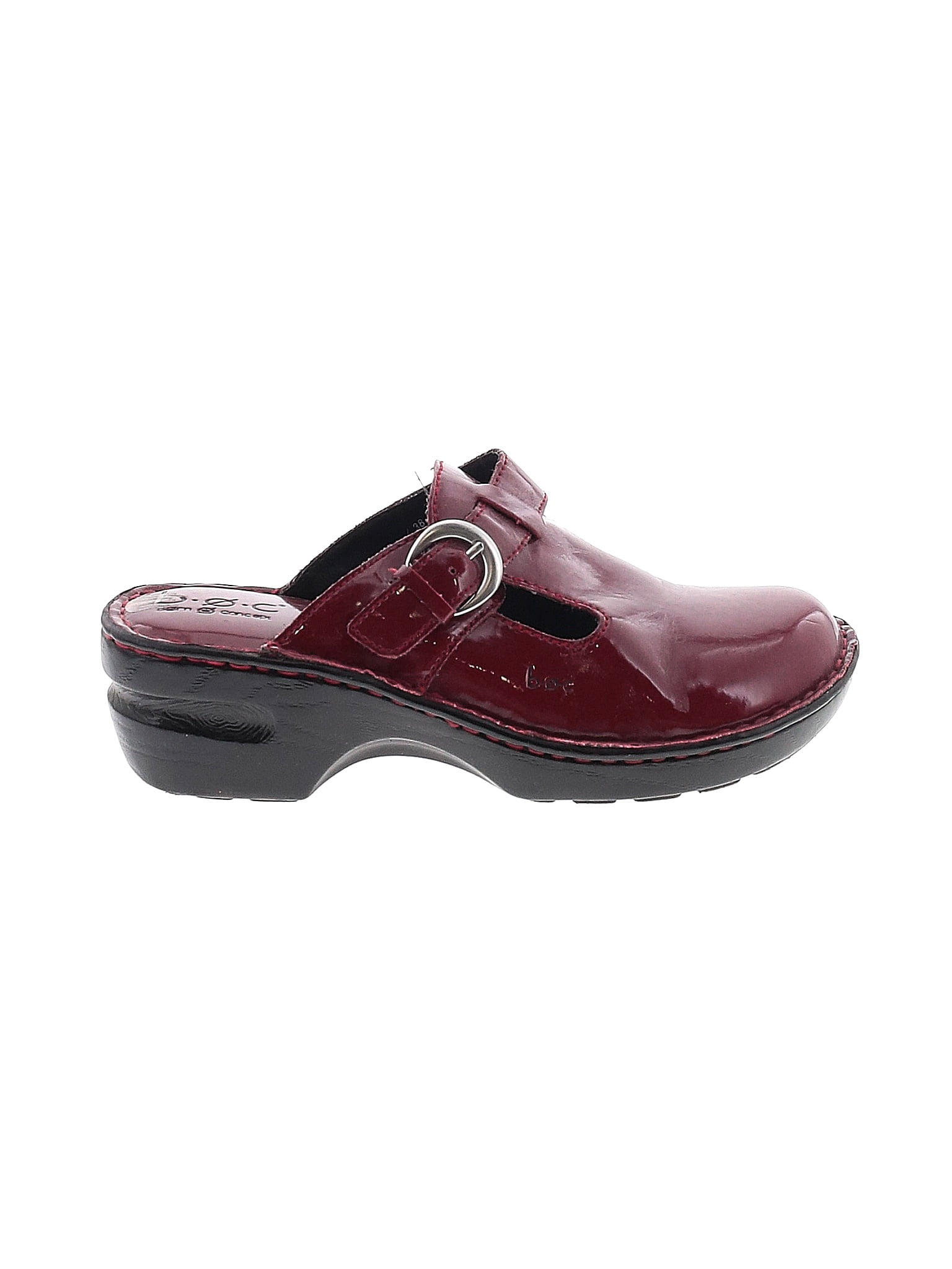 B O C Born Concepts Solid Maroon Burgundy Mule/Clog Size 7 - 76% off ...