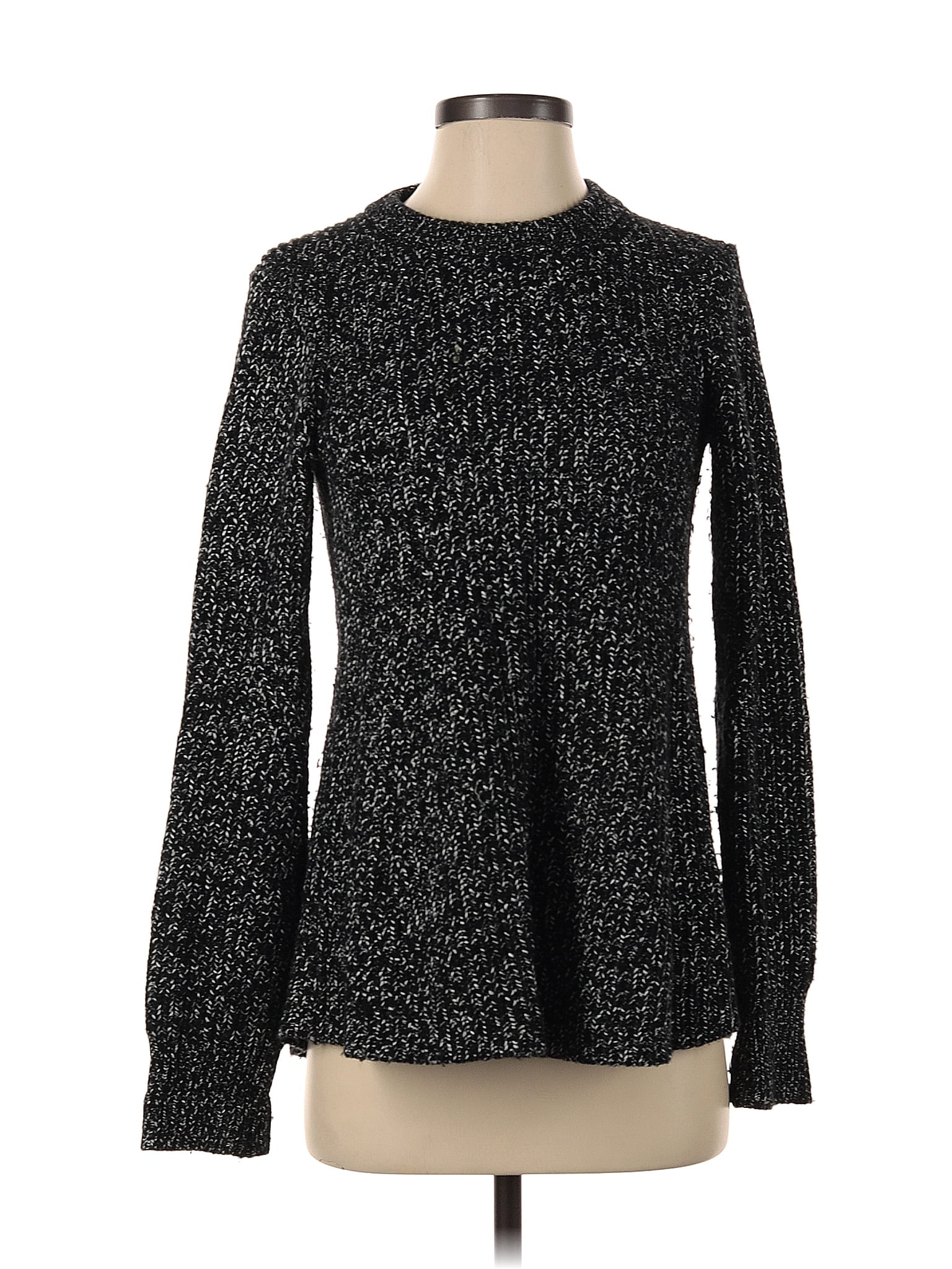Athleta Color Block Black Pullover Sweater Size Xs 63 Off Thredup