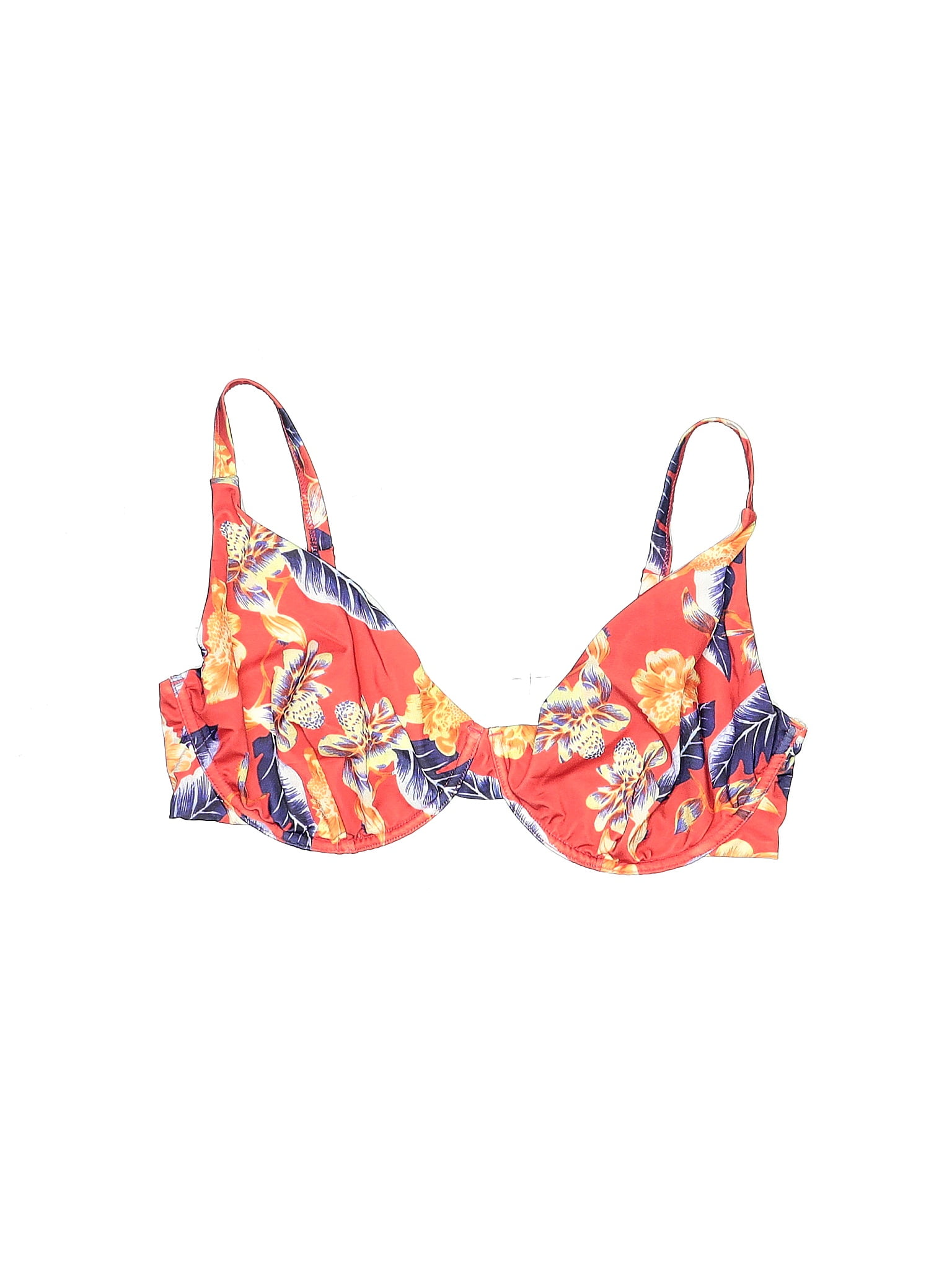 ASOS Floral Multi Color Red Swimsuit Top Size 36I - 43% off | ThredUp