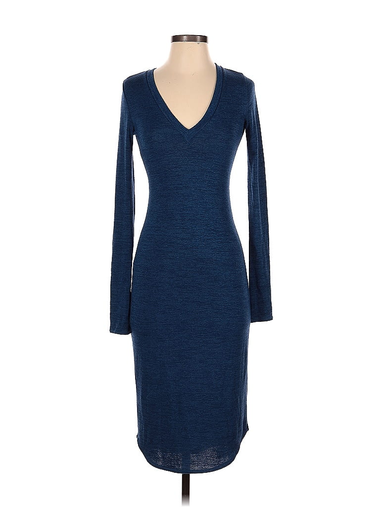 Wilfred Free Marled Blue Casual Dress Size Xs 73 Off Thredup