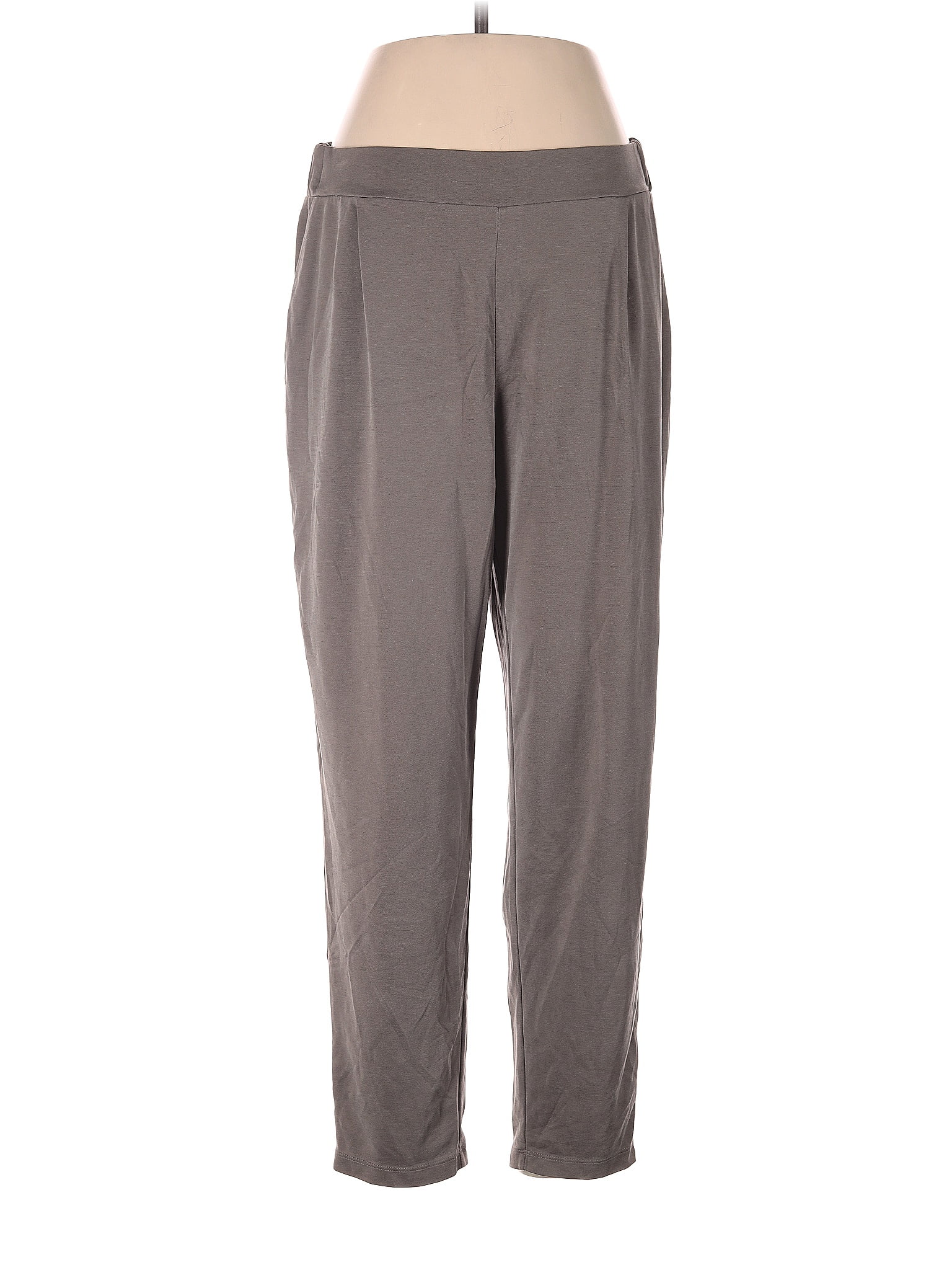 A New Day Solid Gray Casual Pants Size M - 53% off | ThredUp