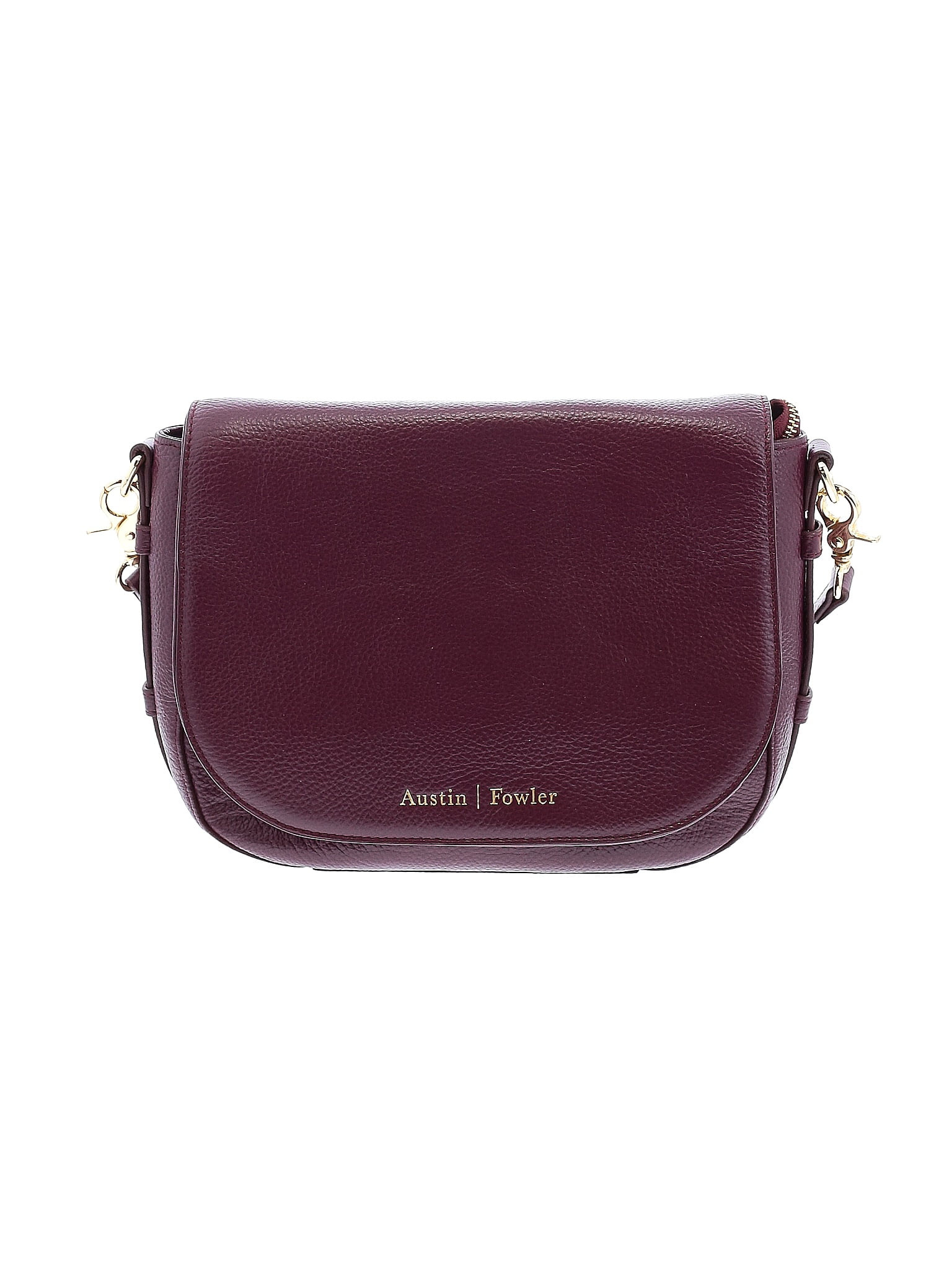 Austin Fowler Minneapolis Solid Maroon Burgundy Crossbody Bag One Size ...