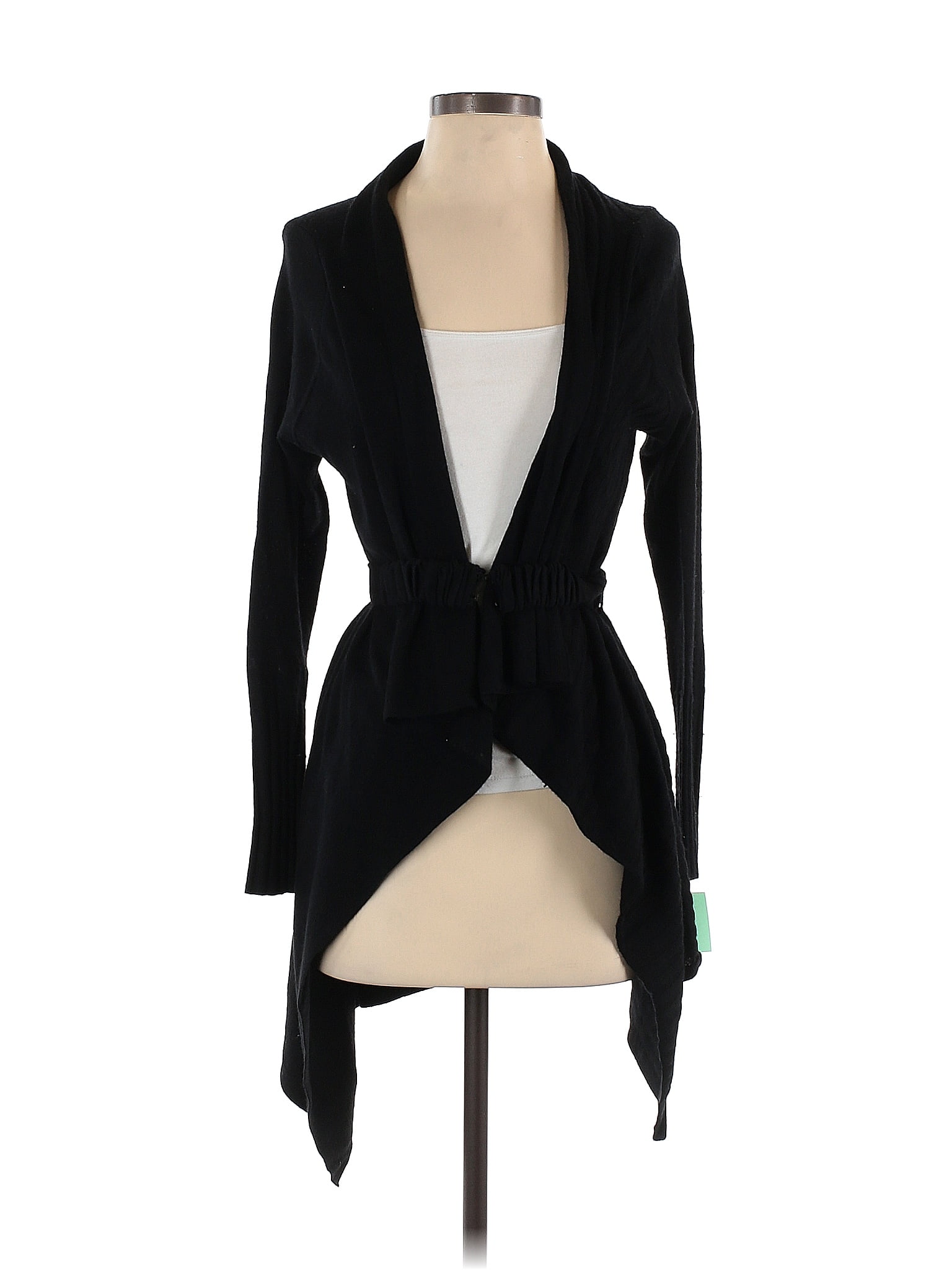 Cynthia Rowley TJX Color Block Solid Black Cardigan Size S - 64% off ...