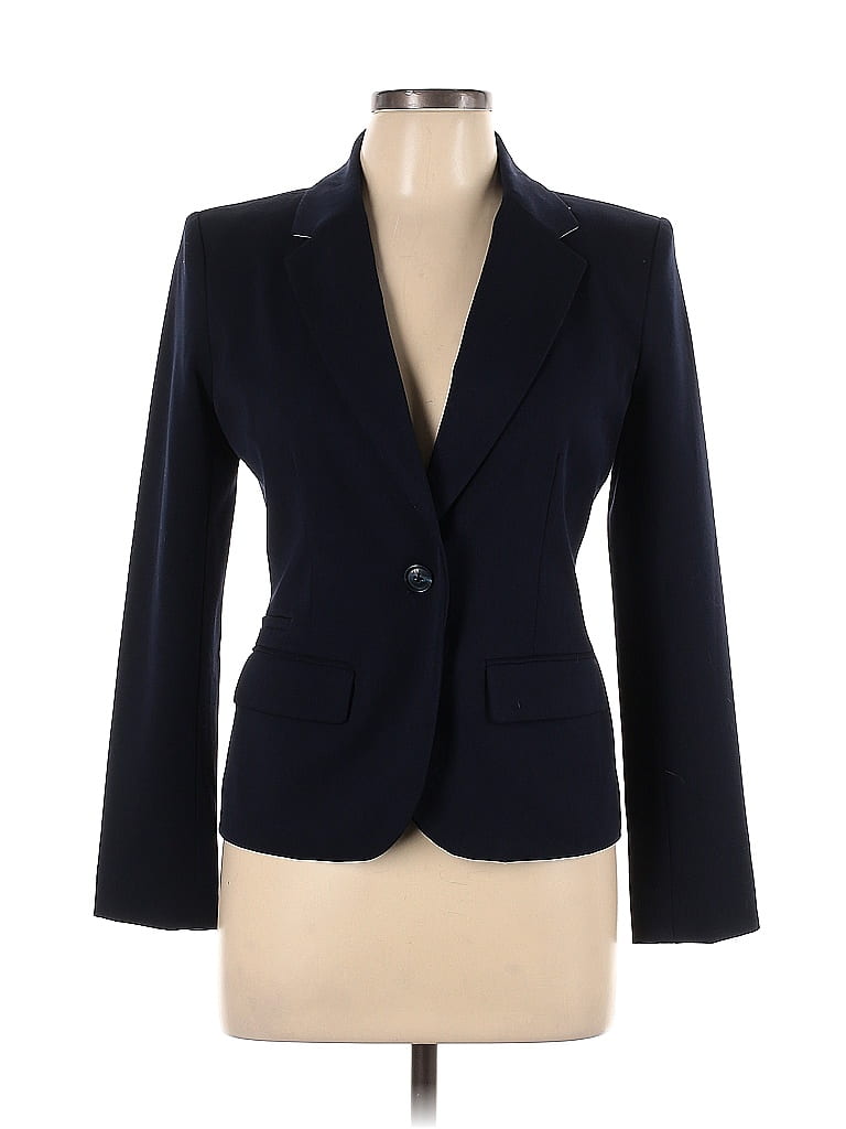 Merona Solid Navy Blue Blazer Size 6 - 51% off | ThredUp