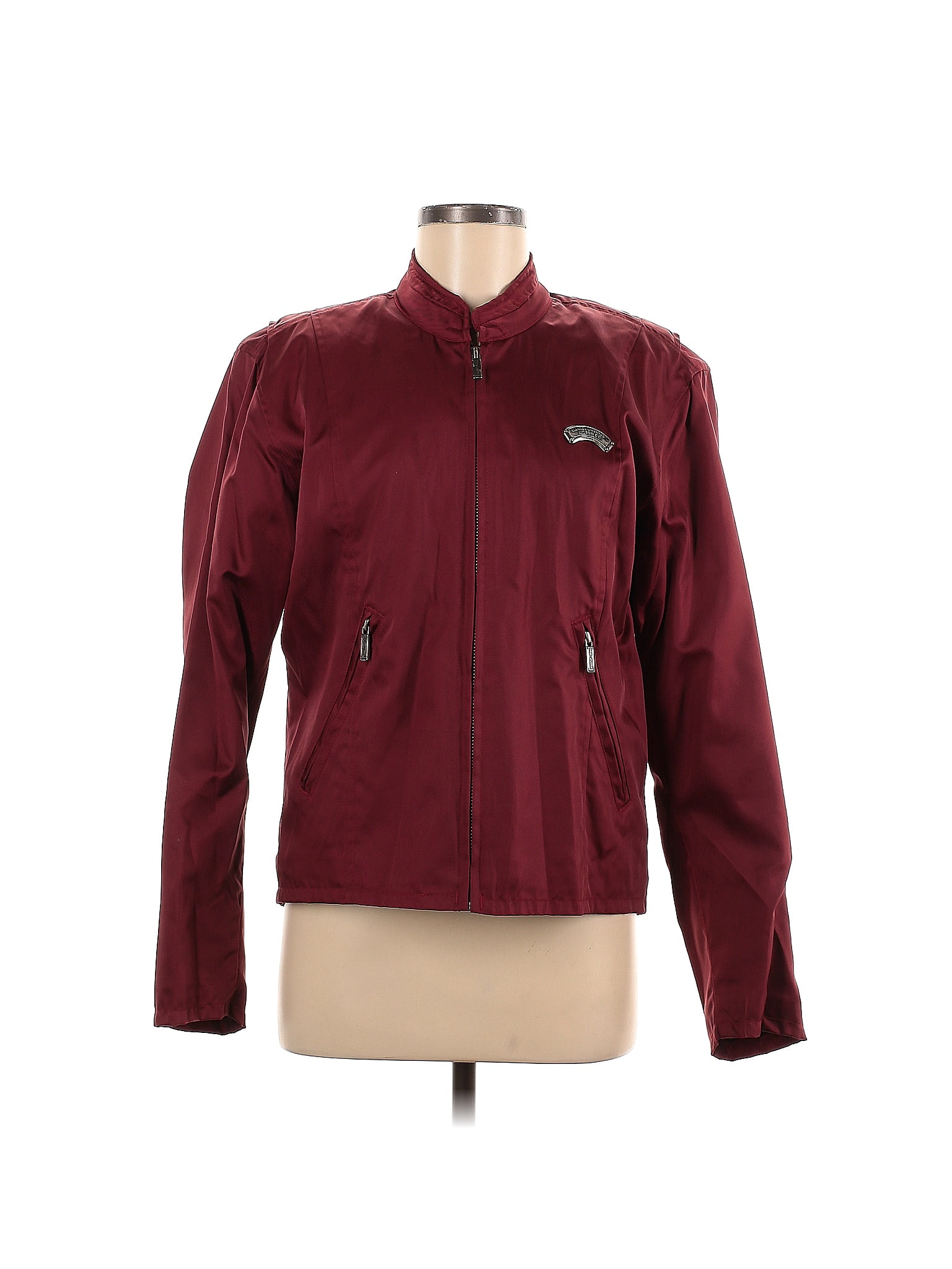 Harley Davidson 100% Nylon Solid Maroon Burgundy Jacket Size M - 80% off | ThredUp