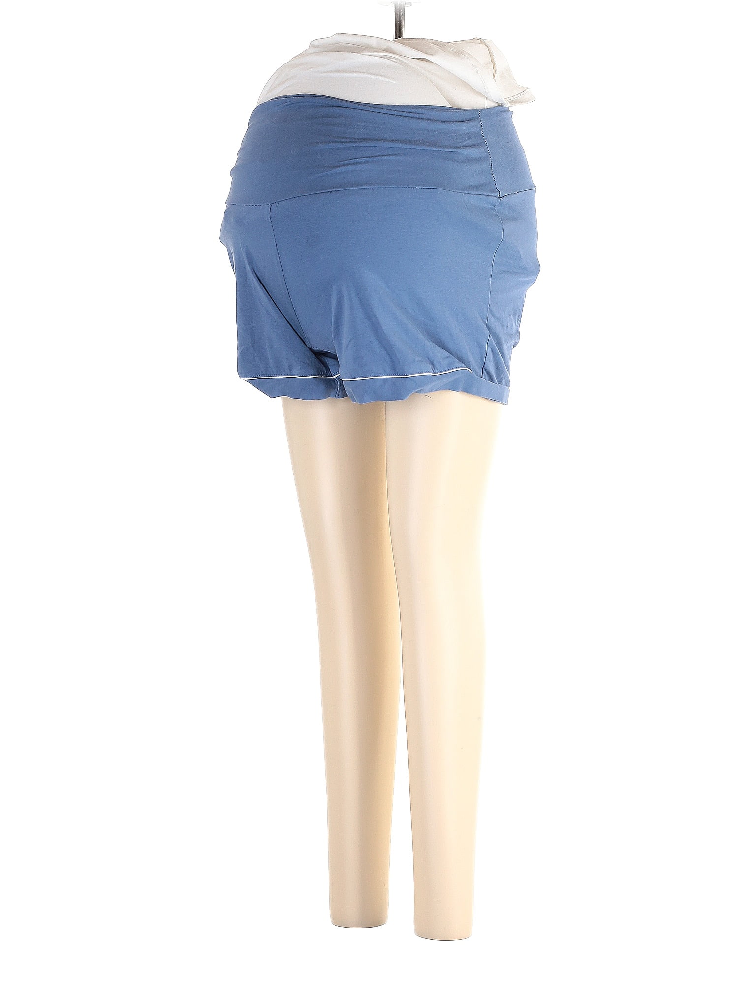 Angel Maternity Solid Blue Shorts Size M (Maternity) - 58% off | ThredUp