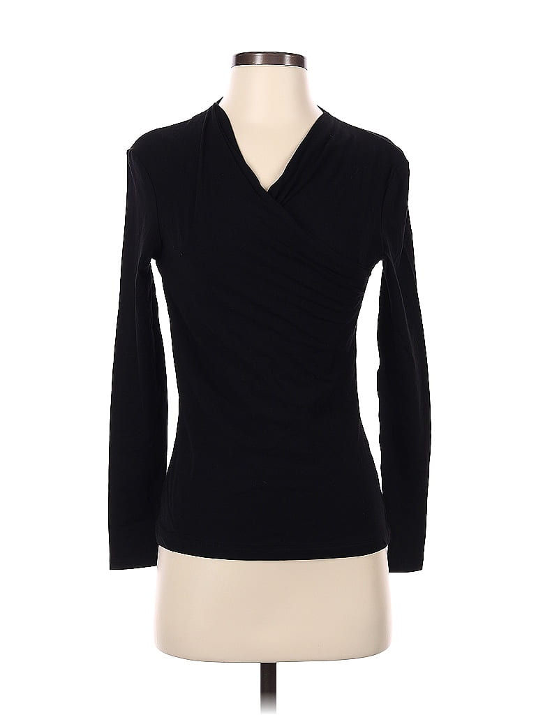 Mm Lafleur Solid Black Long Sleeve Top Size Xs 70 Off Thredup