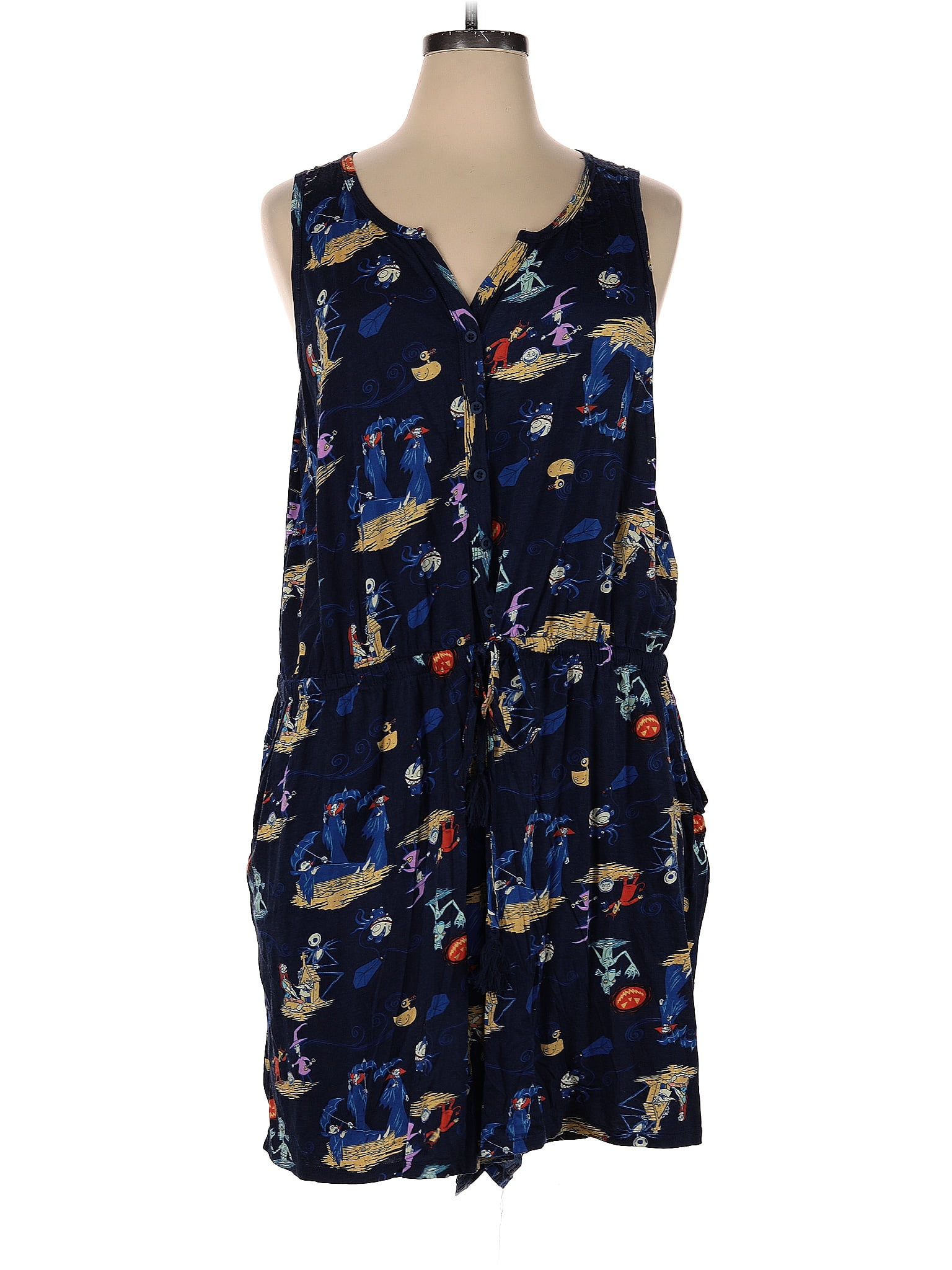 Torrid Blue Romper Size 3X Plus (3) (Plus) - 58% off | ThredUp