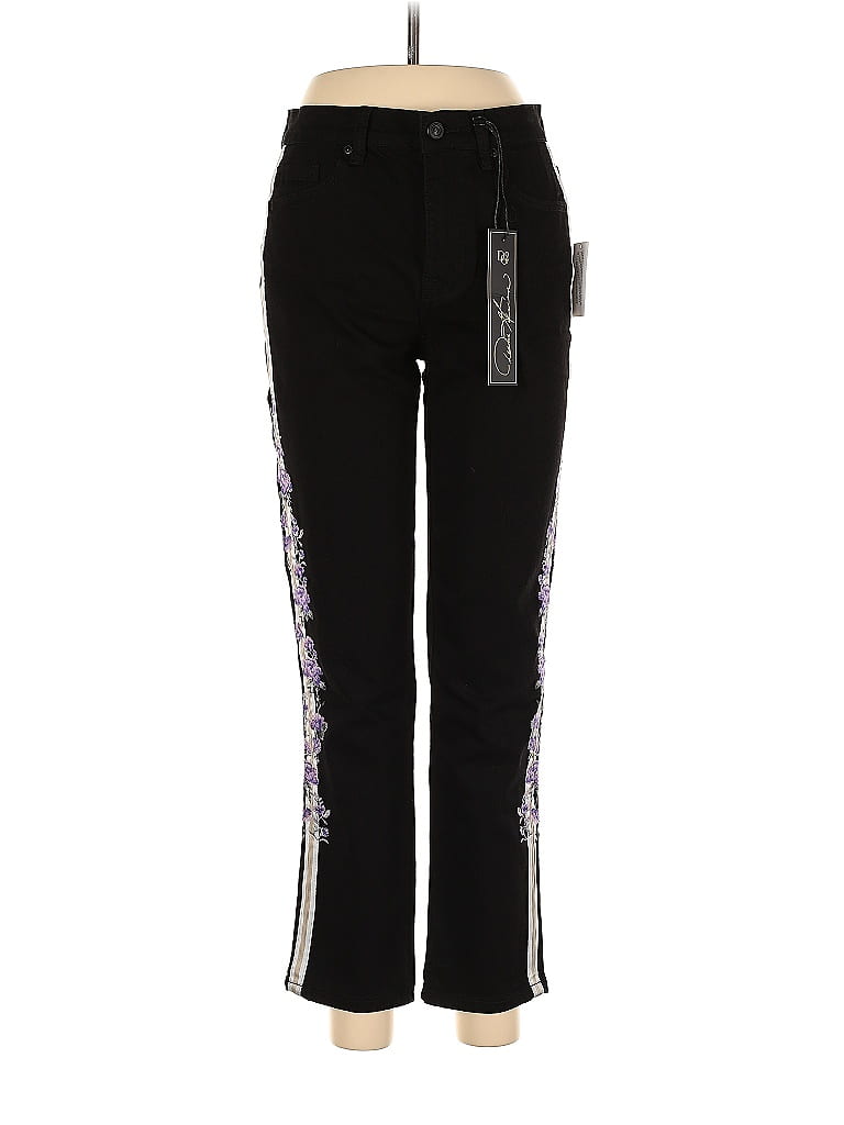 DG^2 by Diane Gilman Solid Black Jeans Size 8 - 57% off | ThredUp