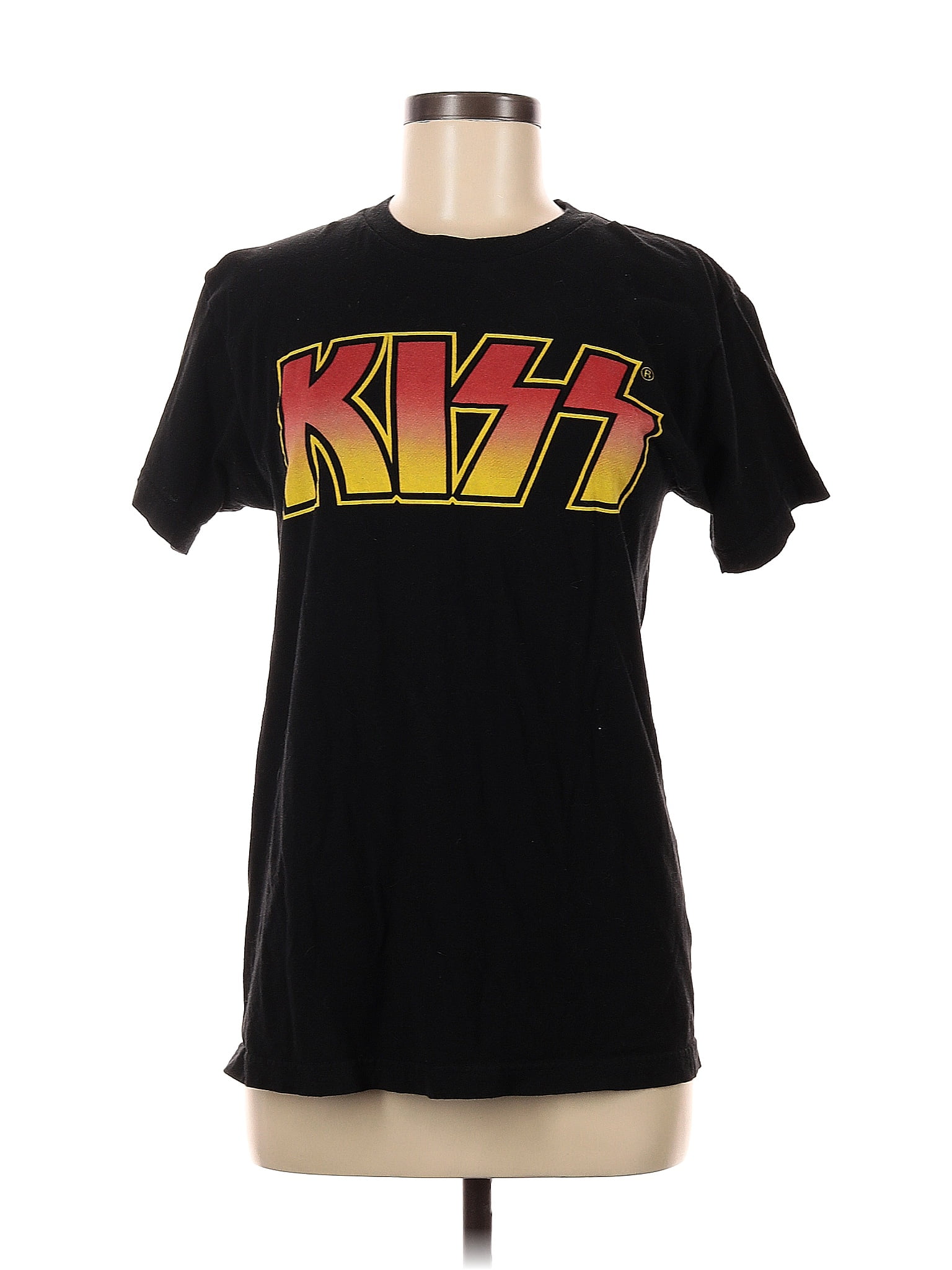 Kiss 100% Cotton Graphic Black Short Sleeve T-Shirt Size M - 53% off ...