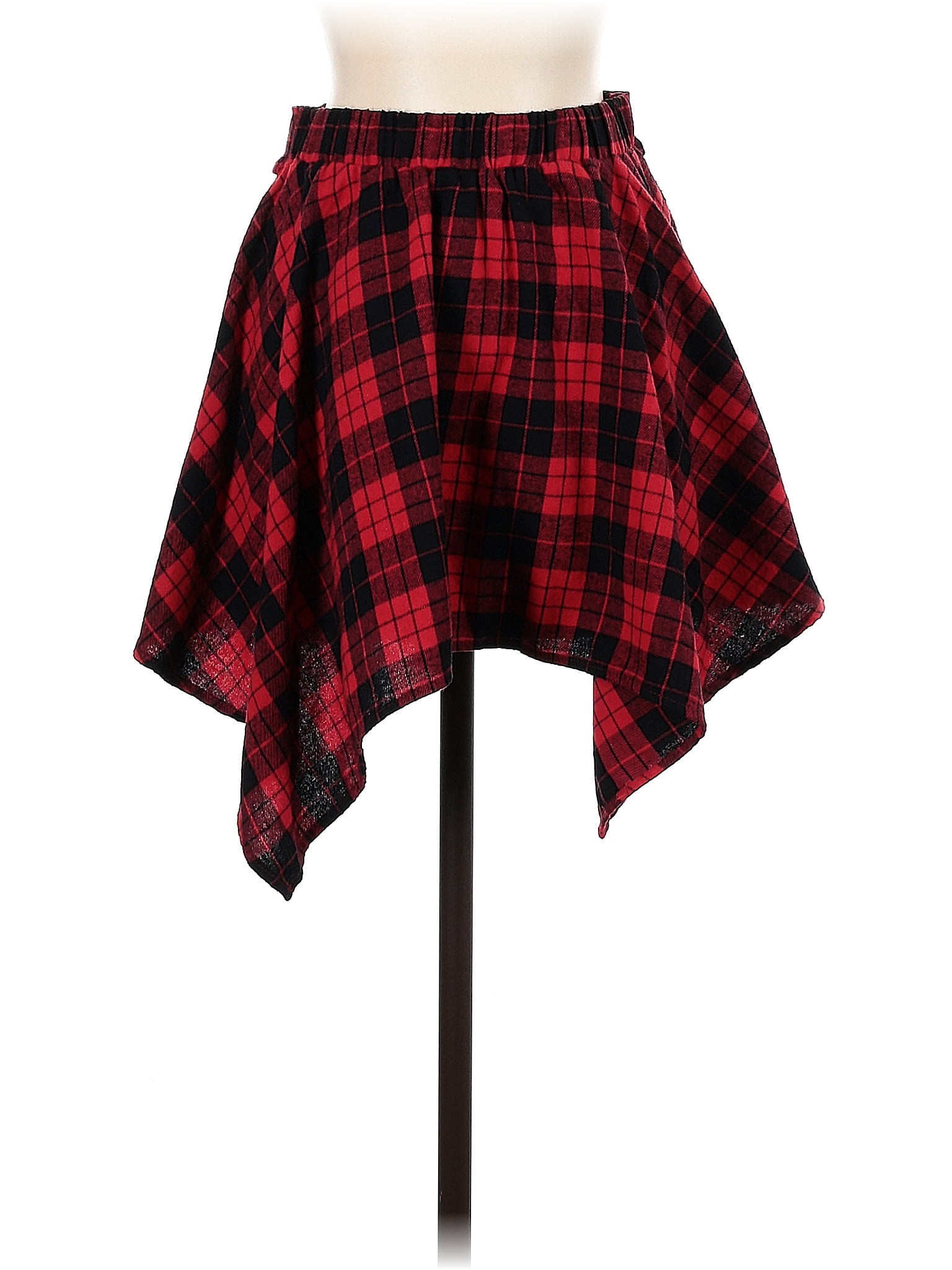 Shein Plaid Multi Color Red Casual Skirt Size S 25 Off Thredup