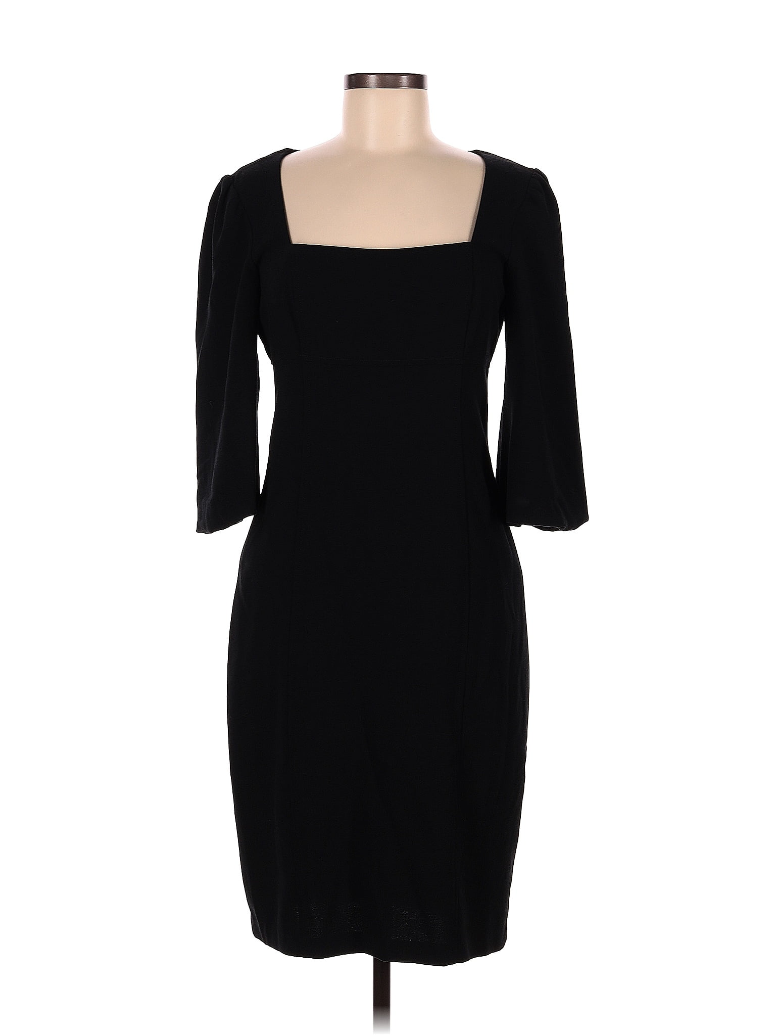 David Meister Solid Black Cocktail Dress Size 6 82 Off Thredup