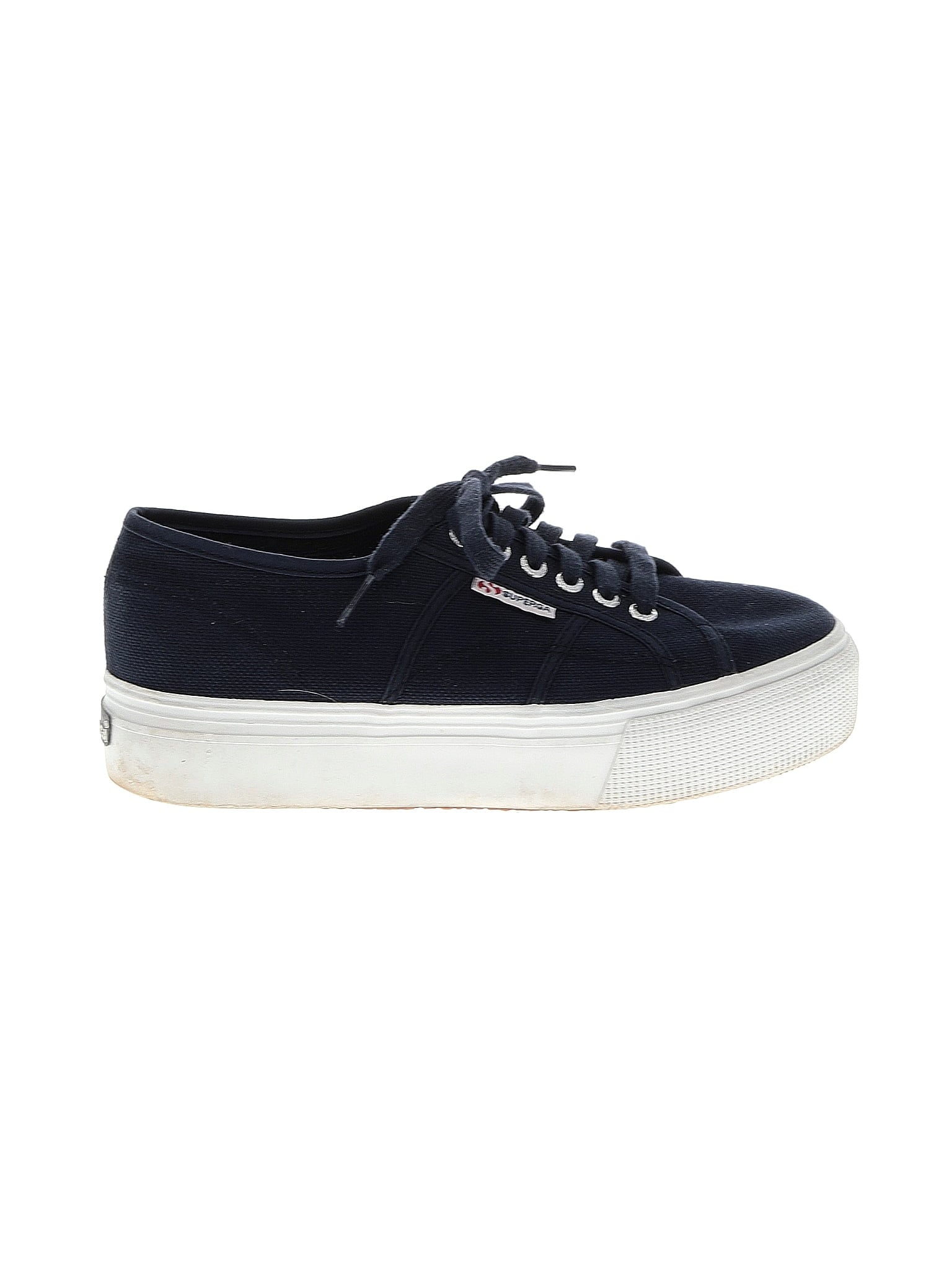Superga Solid Navy Blue Sneakers Size 8 1/2 - 64% off | ThredUp