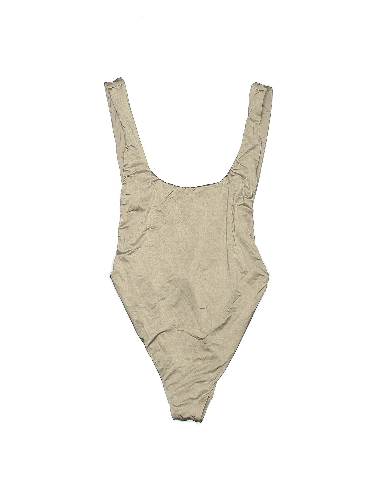 Aerie Solid Tan One Piece Swimsuit Size S - 53% off | ThredUp