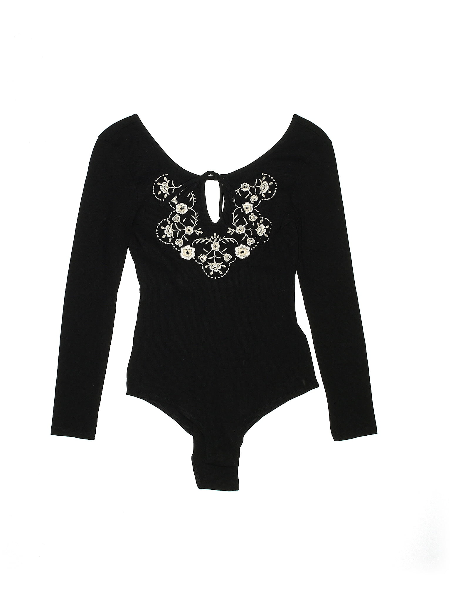 Topshop Solid Black Bodysuit Size 4 73 Off Thredup 6931