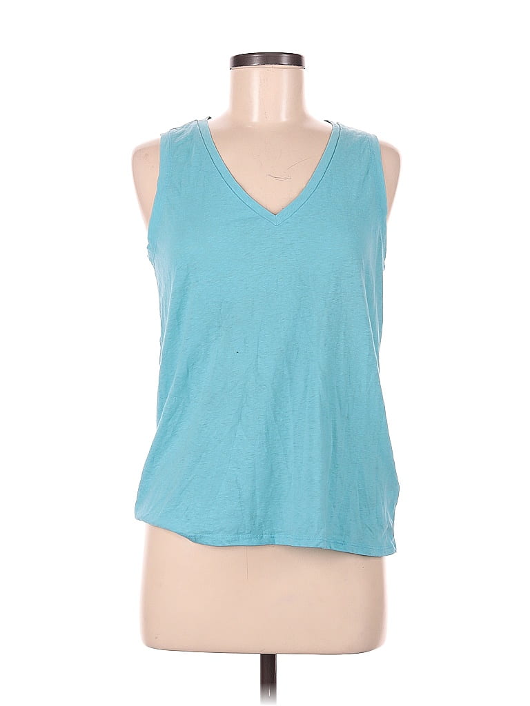 J Crew Factory Store Blue Teal Tank Top Size M 66 Off Thredup