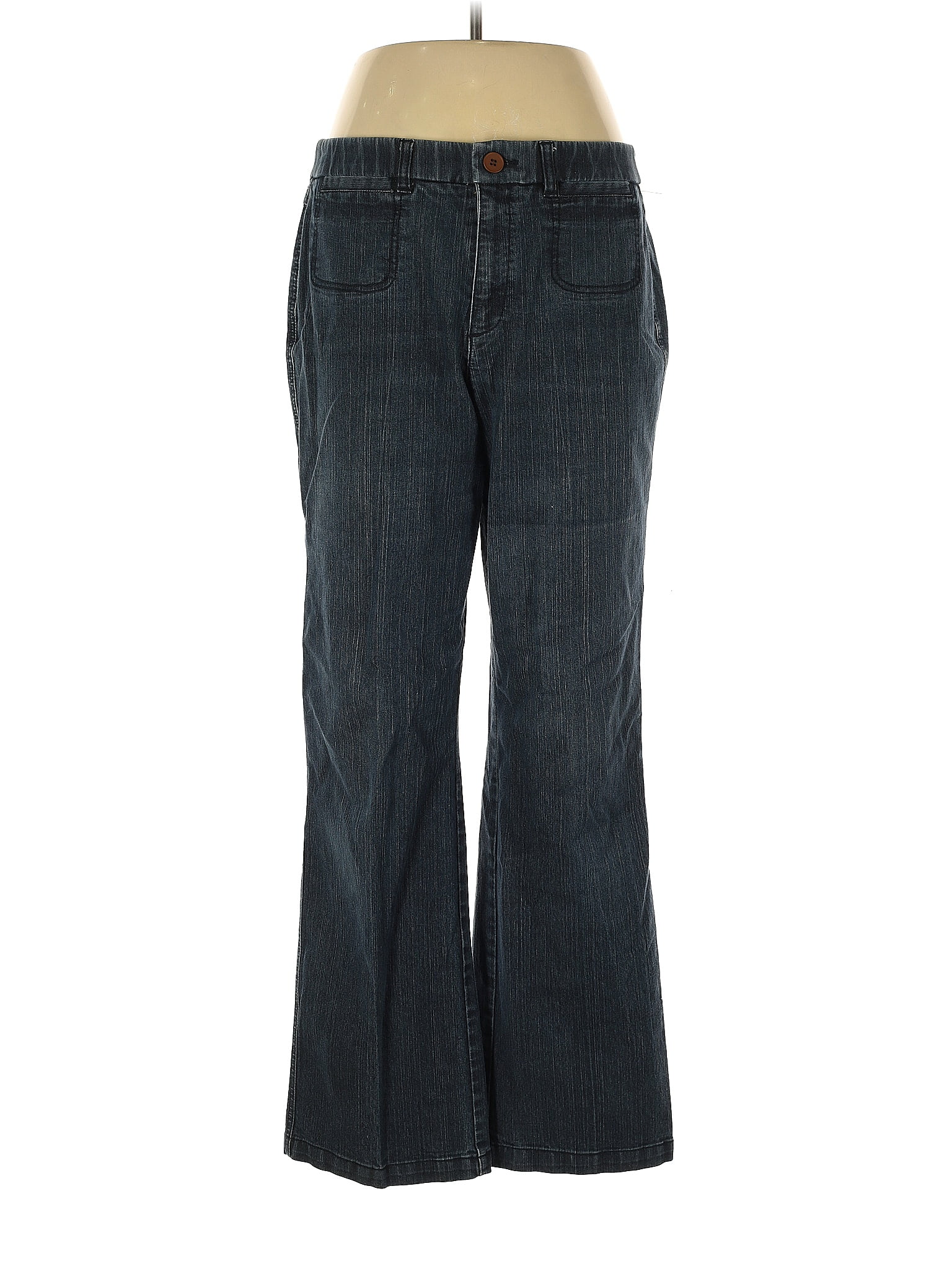 Kim Rogers Solid Blue Jeans Size 12 - 36% off | ThredUp