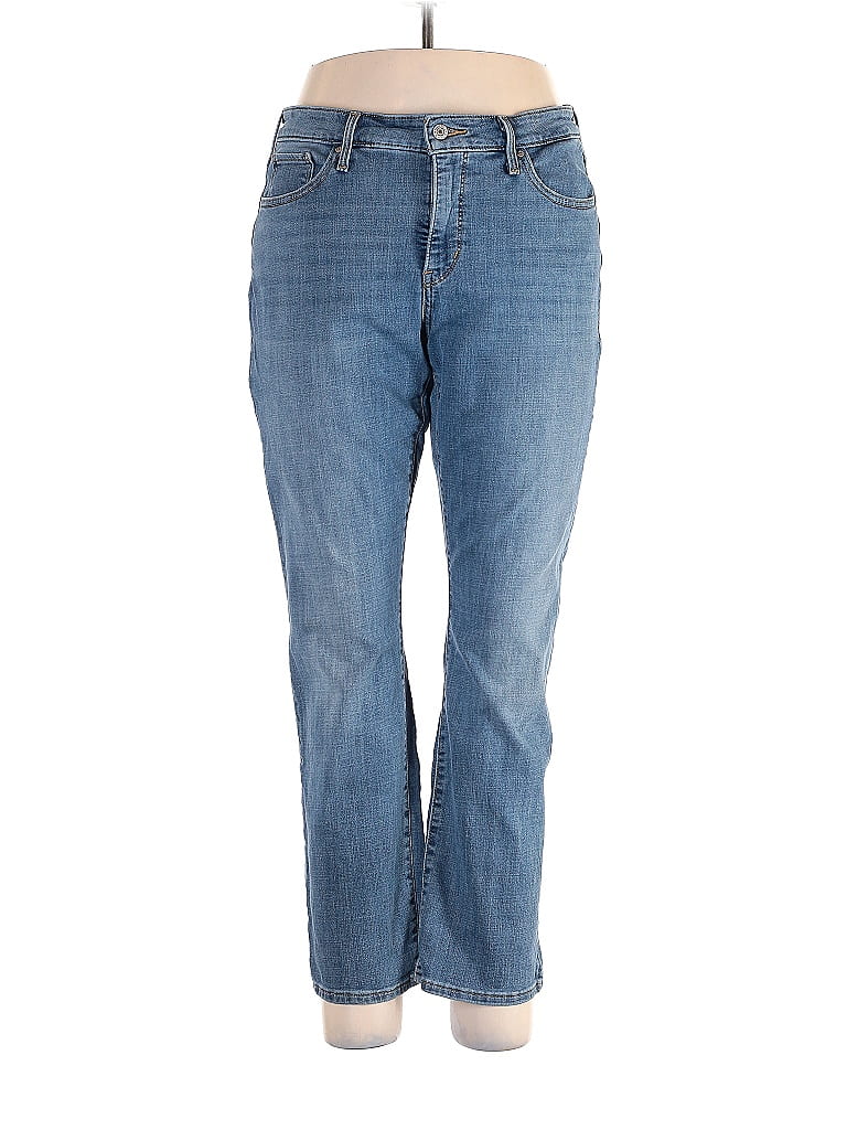 Levi's Solid Blue Jeans Size 18 (Plus) - 56% off | ThredUp