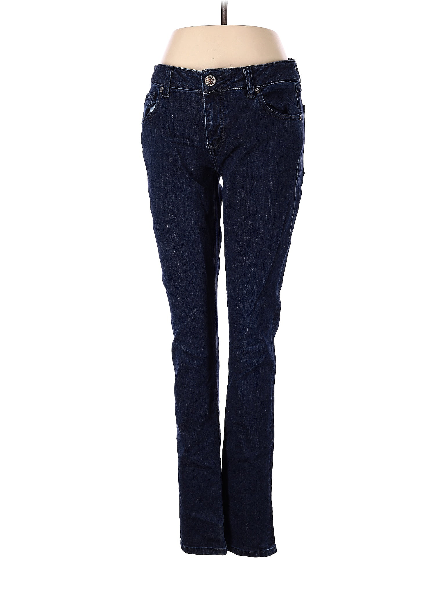 CAbi Solid Blue Jeans Size 6 - 72% off | ThredUp