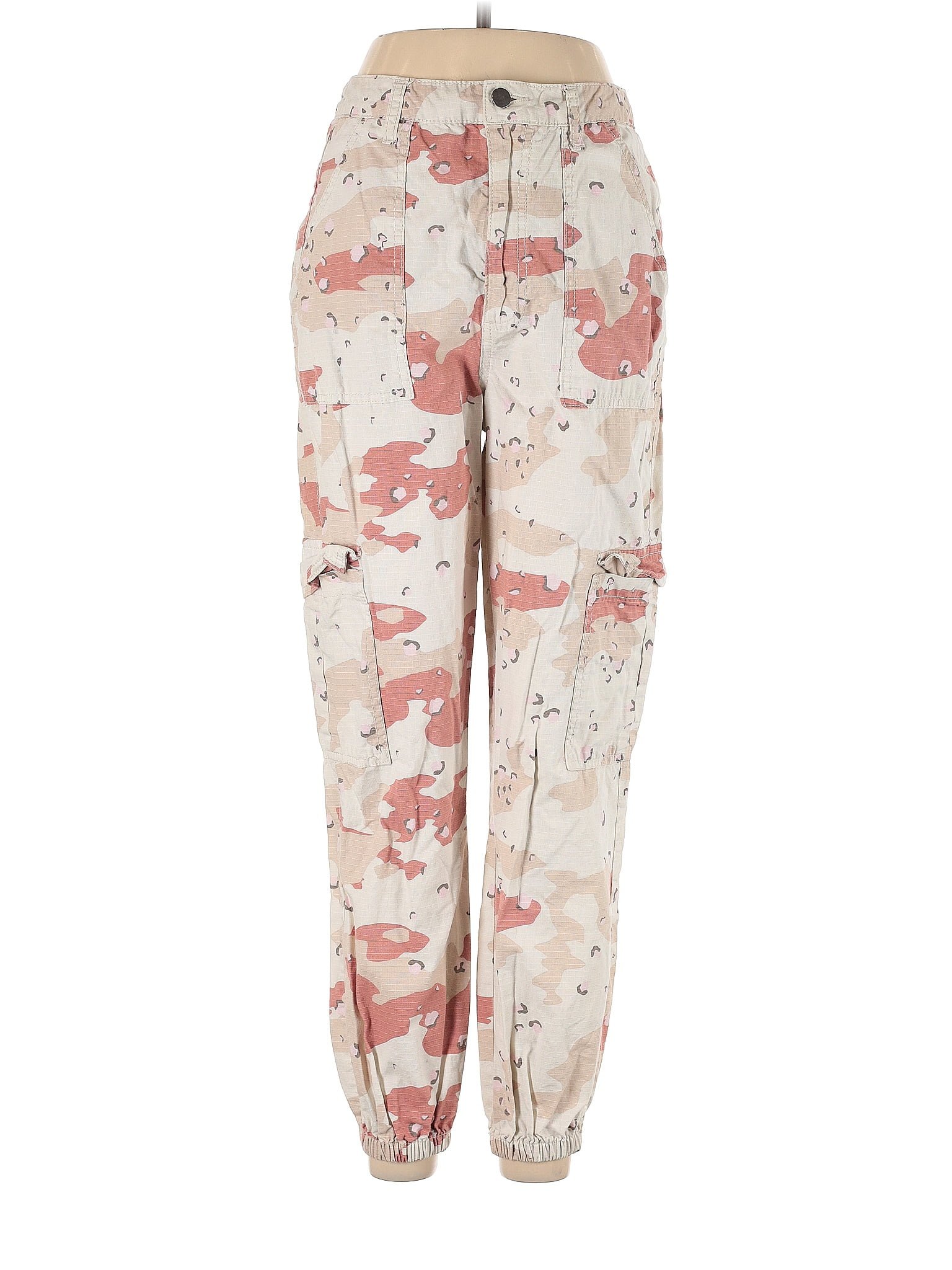 Wild Fable 100% Cotton Ivory Cargo Pants Size 4 - 40% off | ThredUp