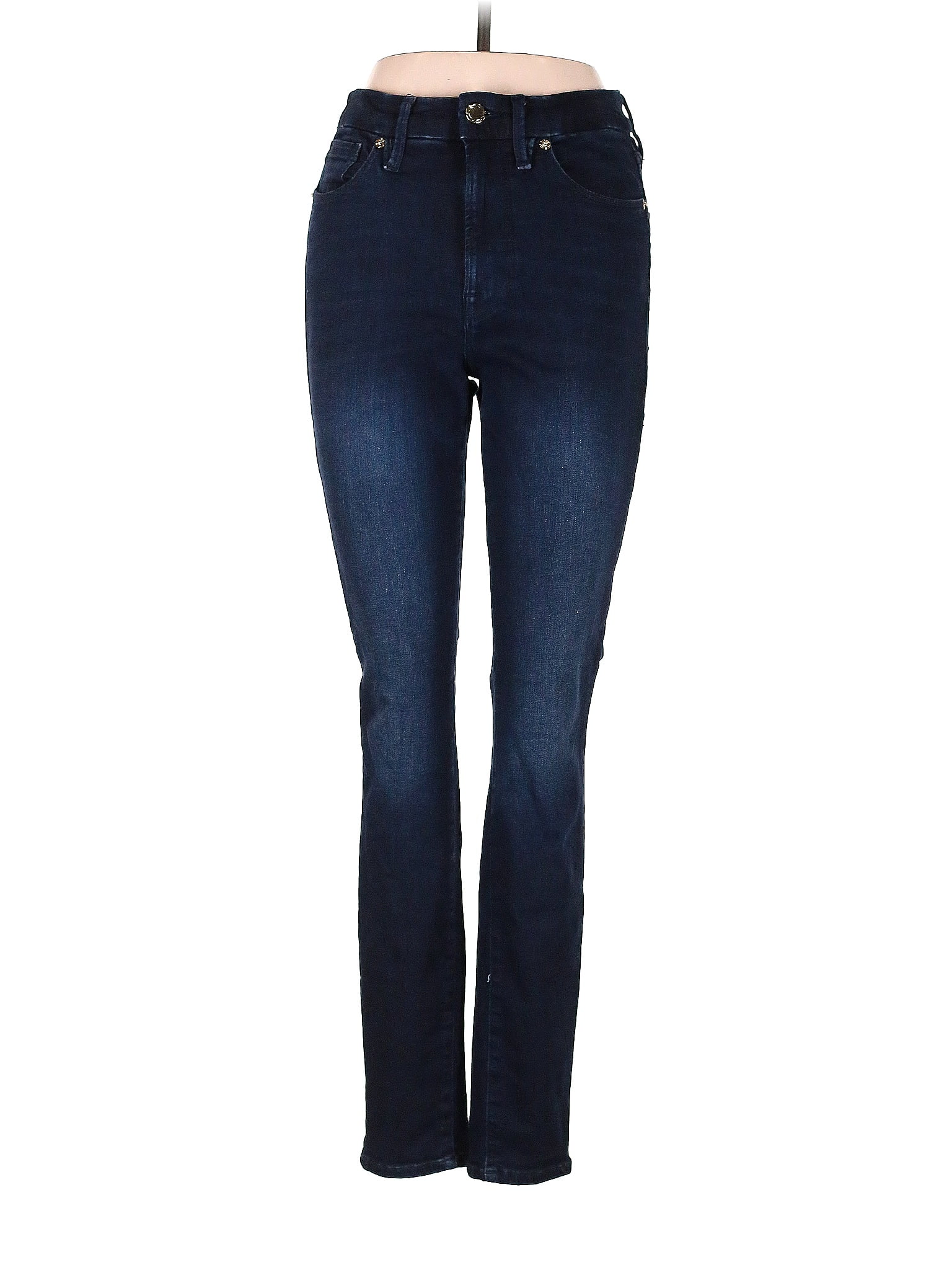 Good American Solid Blue Jeans Size 6 - 67% off | ThredUp