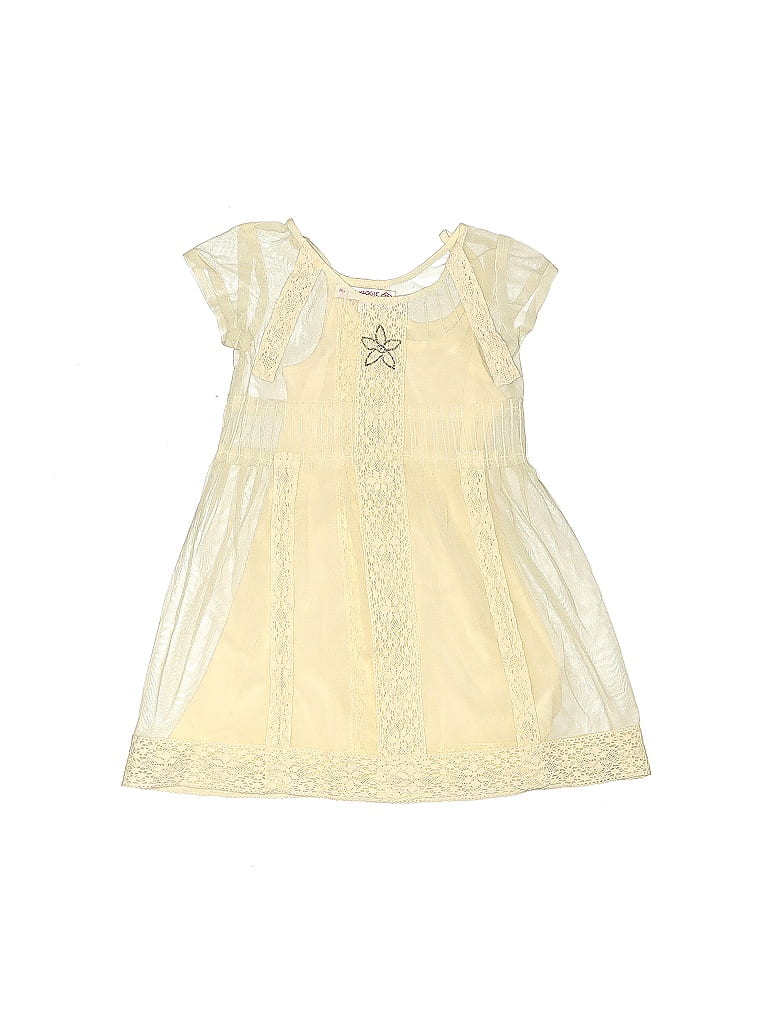 Mimi & Maggie Solid Yellow Dress Size 3T - 78% off | ThredUp