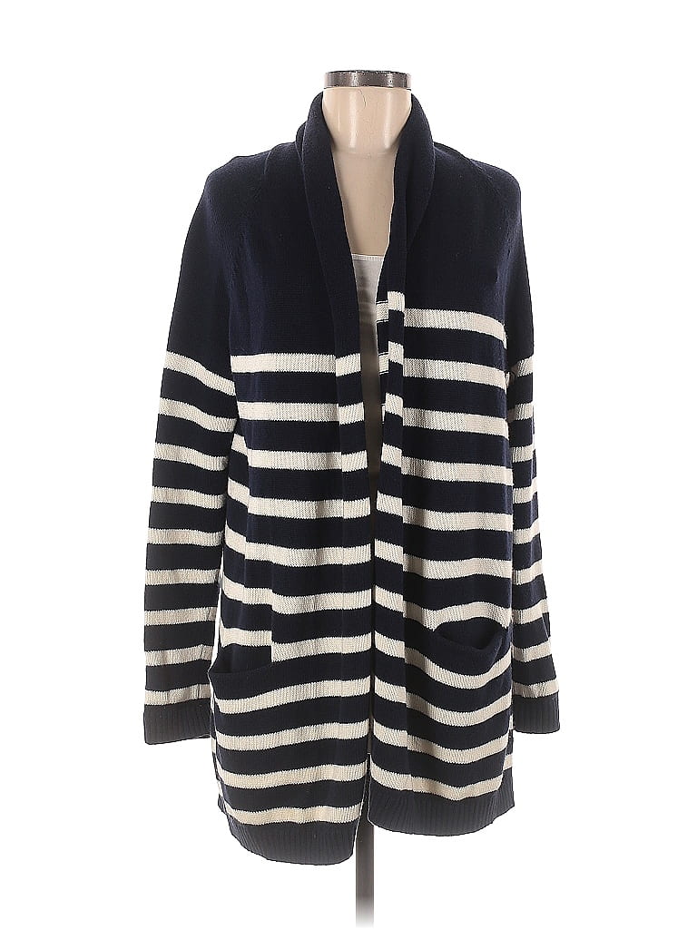 Talbots Color Block Stripes Black Cardigan Size M 70 Off Thredup