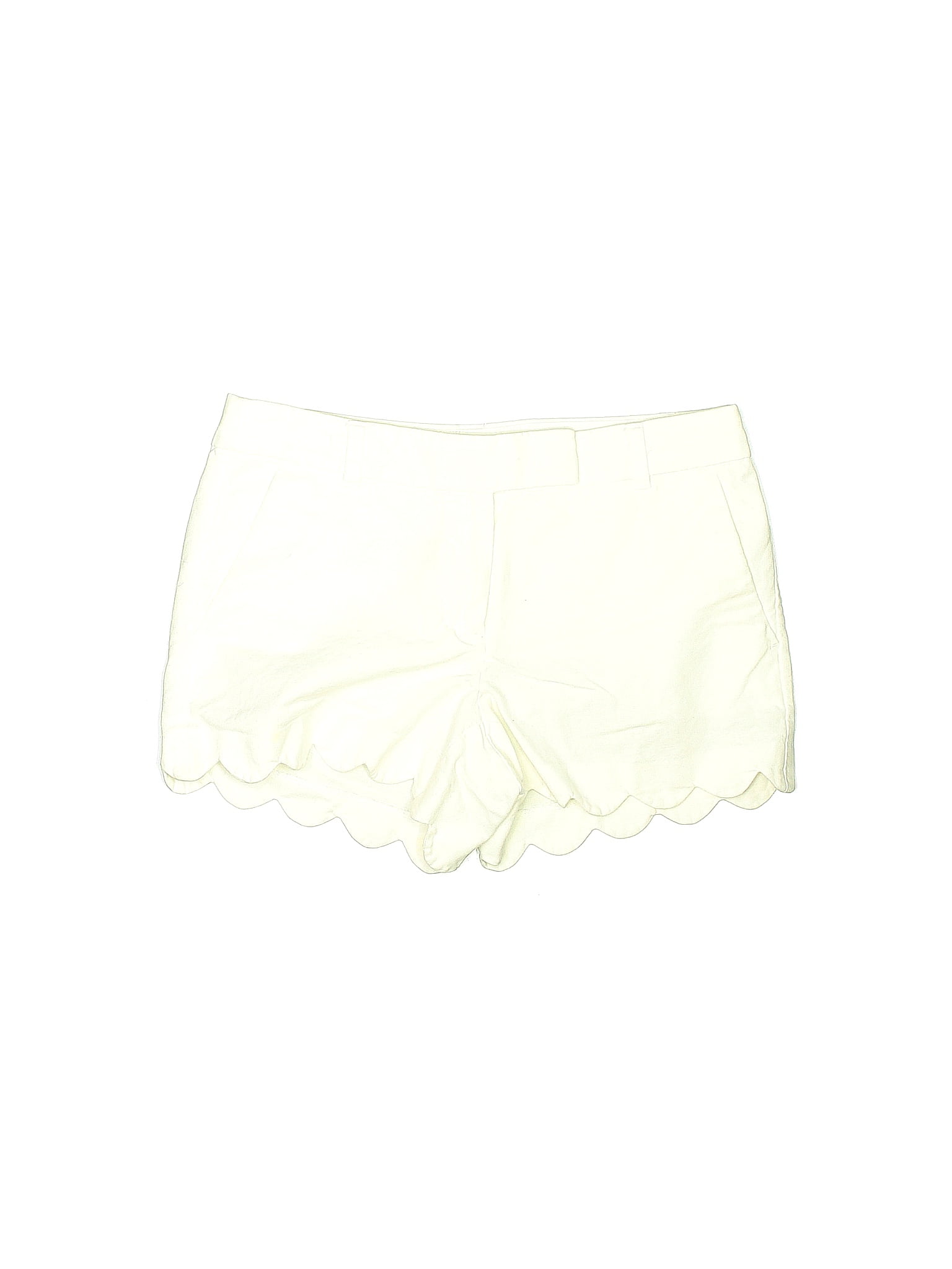 J.Crew Factory Store Solid Ivory Shorts Size 4 - 60% off | ThredUp