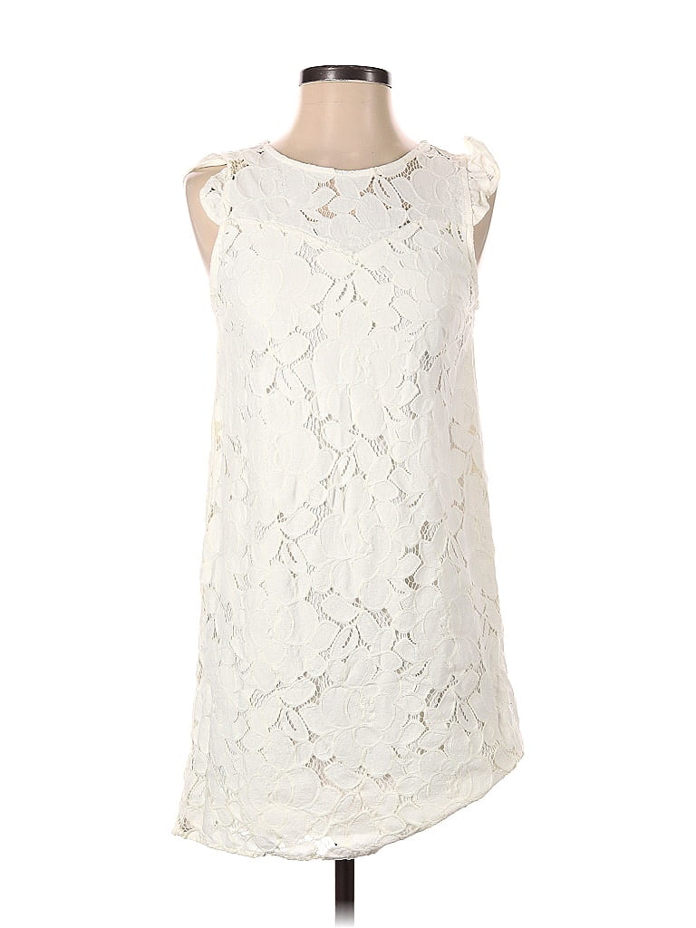 Monteau Solid White Ivory Cocktail Dress Size S - 62% off | ThredUp