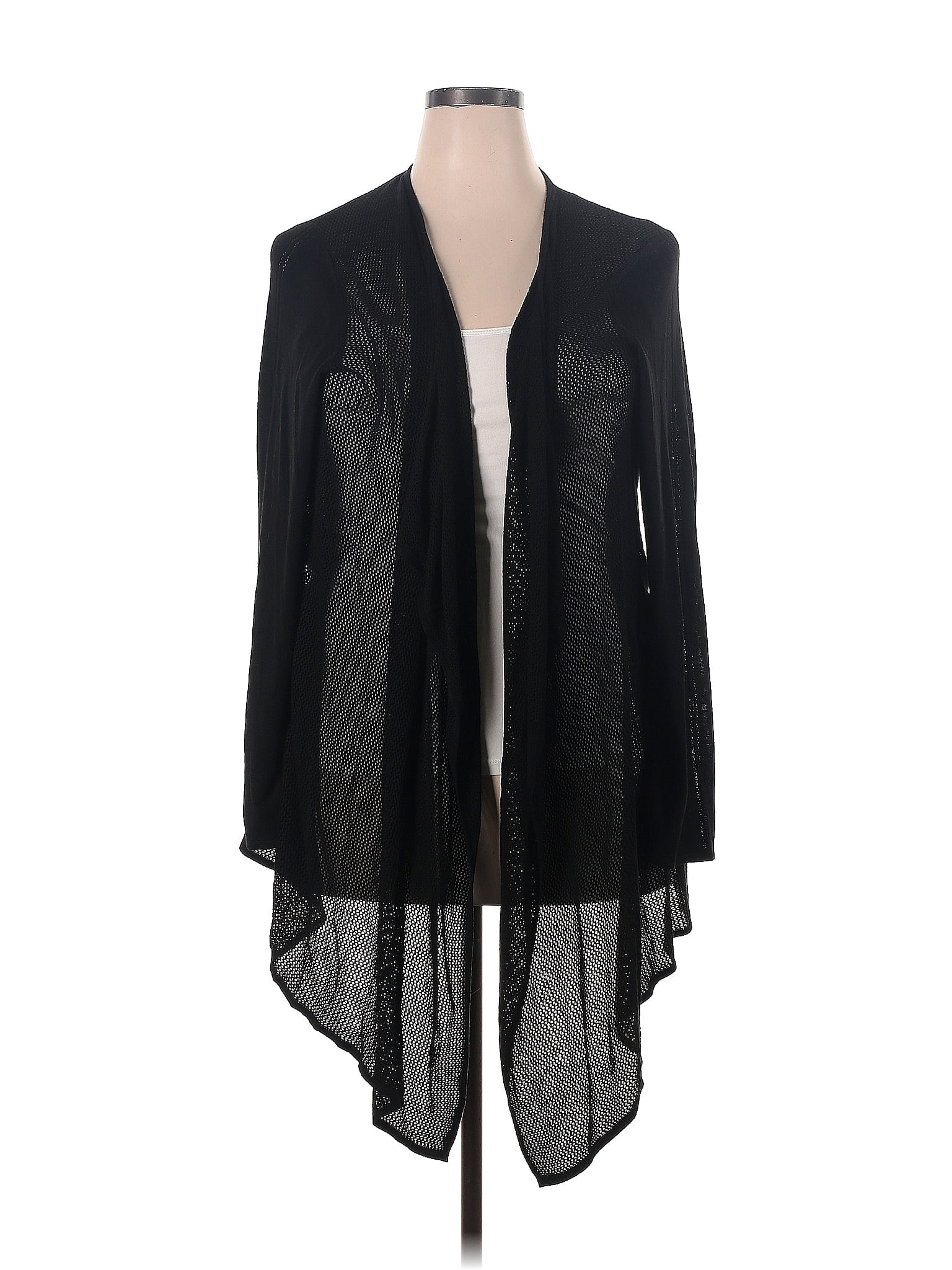 M Magaschoni 100% Rayon Solid Black Kimono Size 2X (Plus) - 54% off | ThredUp