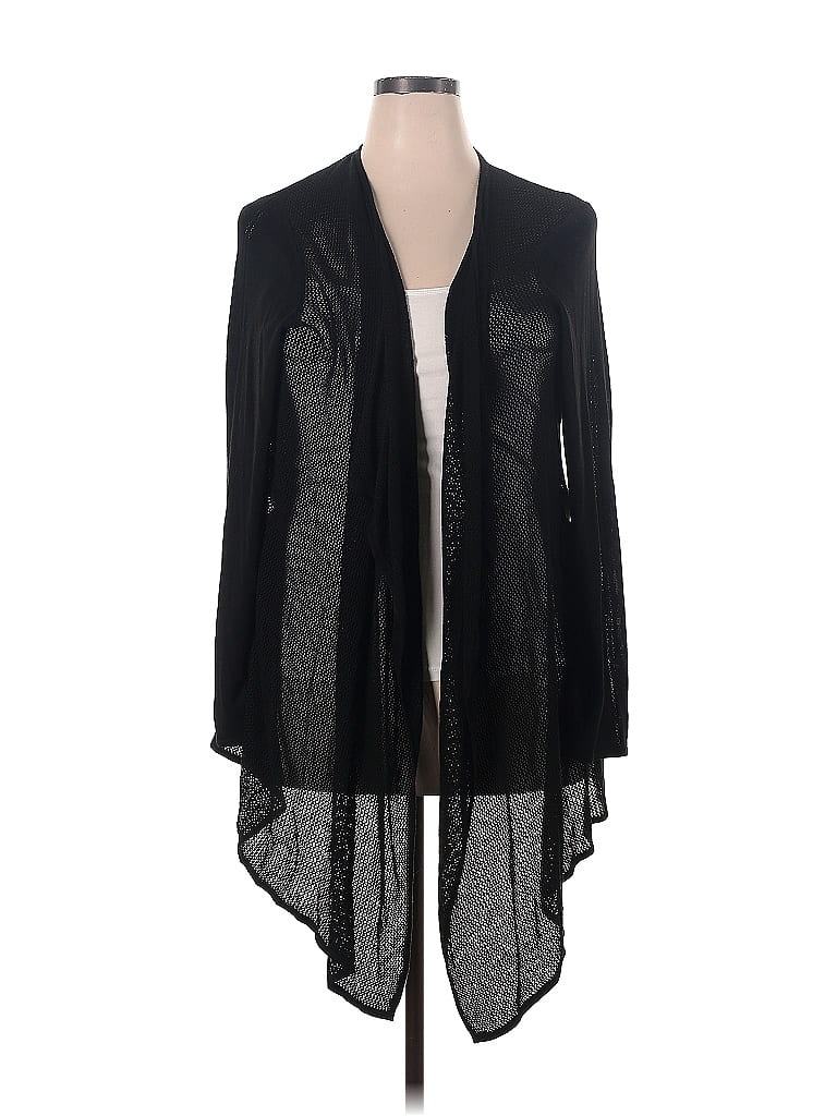 M Magaschoni 100% Rayon Solid Black Kimono Size 2X (Plus) - 54% off | ThredUp