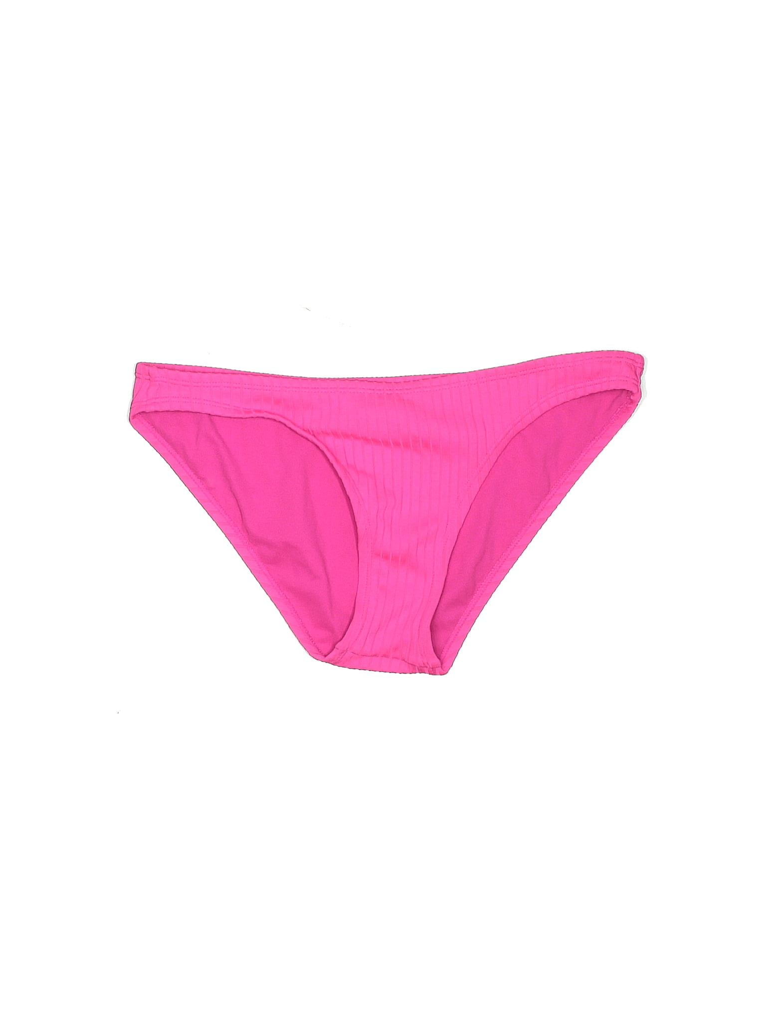 Xhilaration 100 Recycled Plastic Solid Pink Swimsuit Bottoms Size M