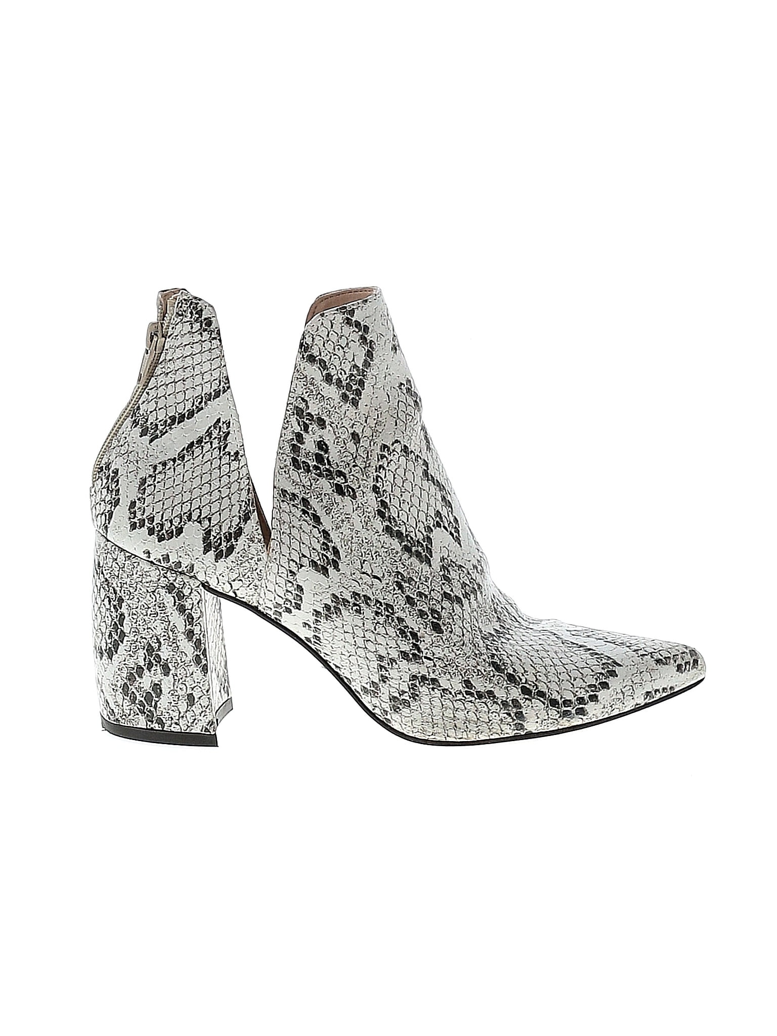 Steve Madden Snake Print Multi Color Gray Ankle Boots Size 6 - 63% off ...