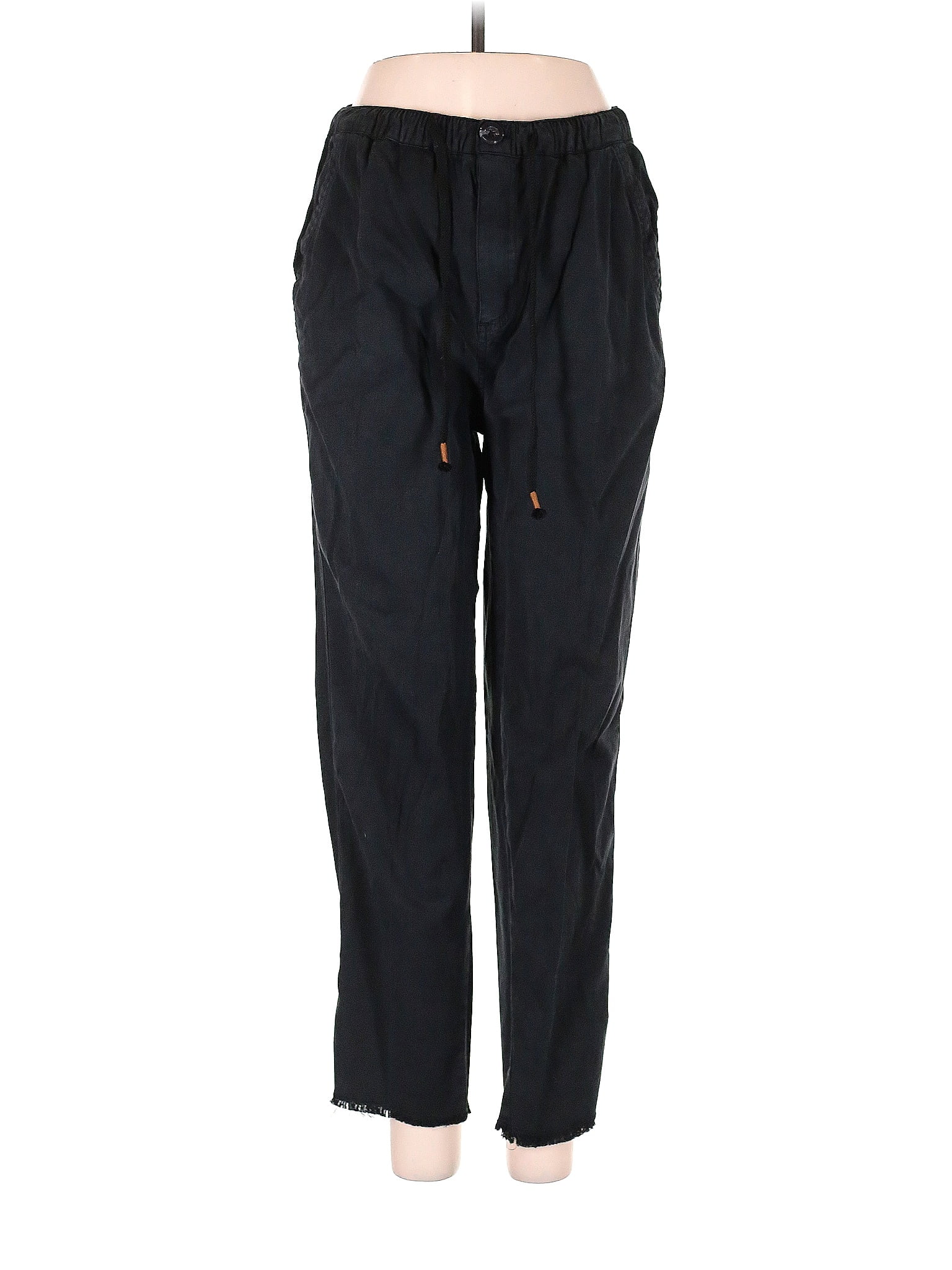 Thread & Supply Solid Black Casual Pants Size S - 69% off | ThredUp