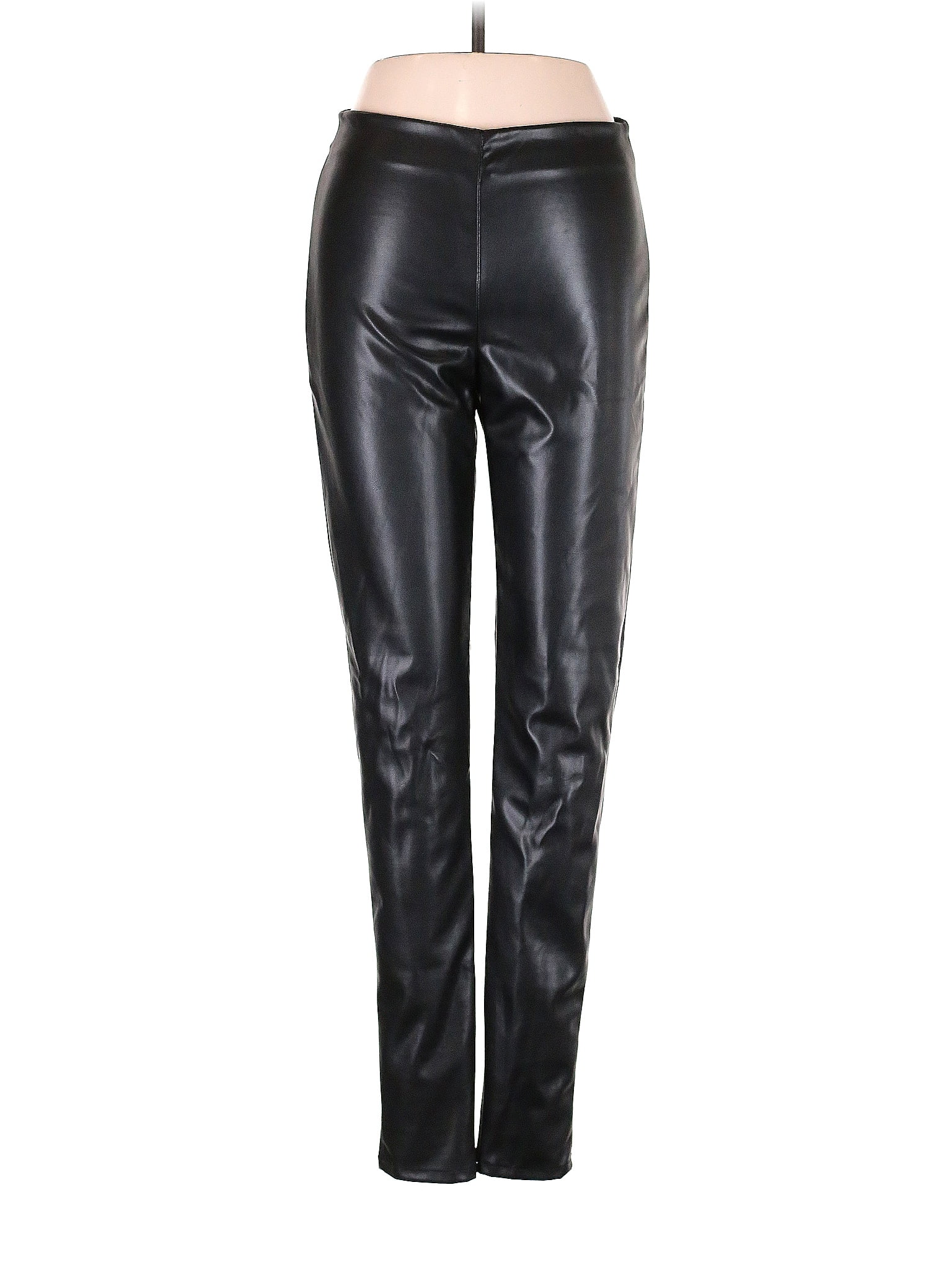 Velvet by Graham & Spencer 100% Polyurethane Solid Black Faux Leather ...