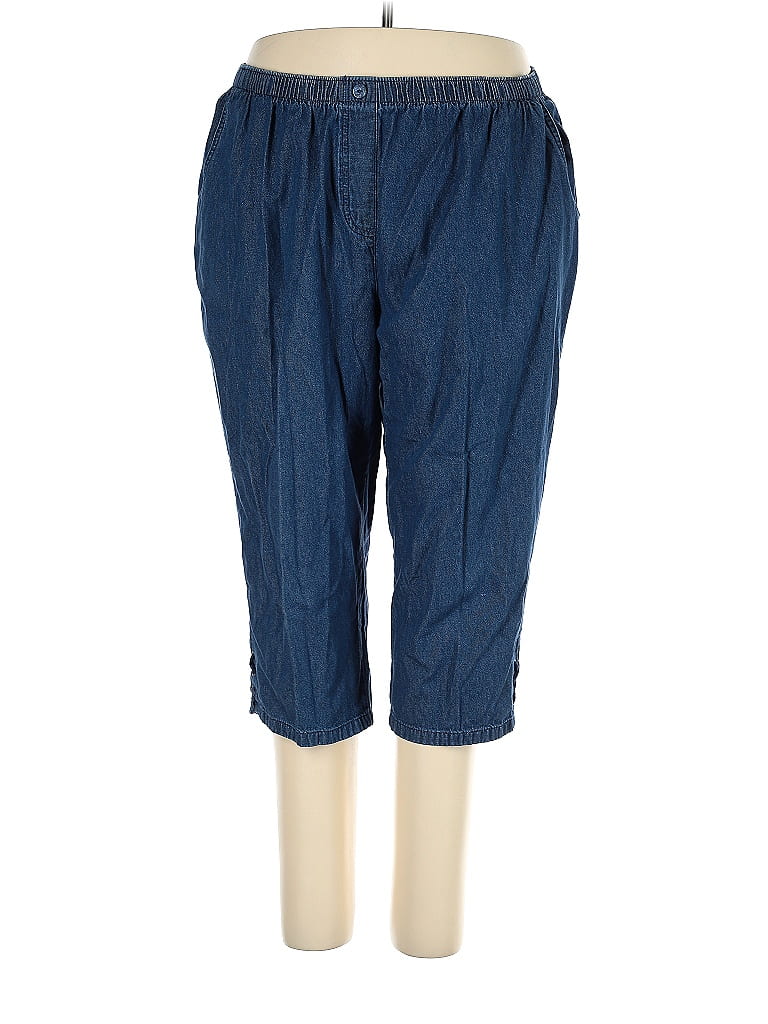 Allison Daley 100% Cotton Blue Casual Pants Size 22 (Plus) - 52% off ...