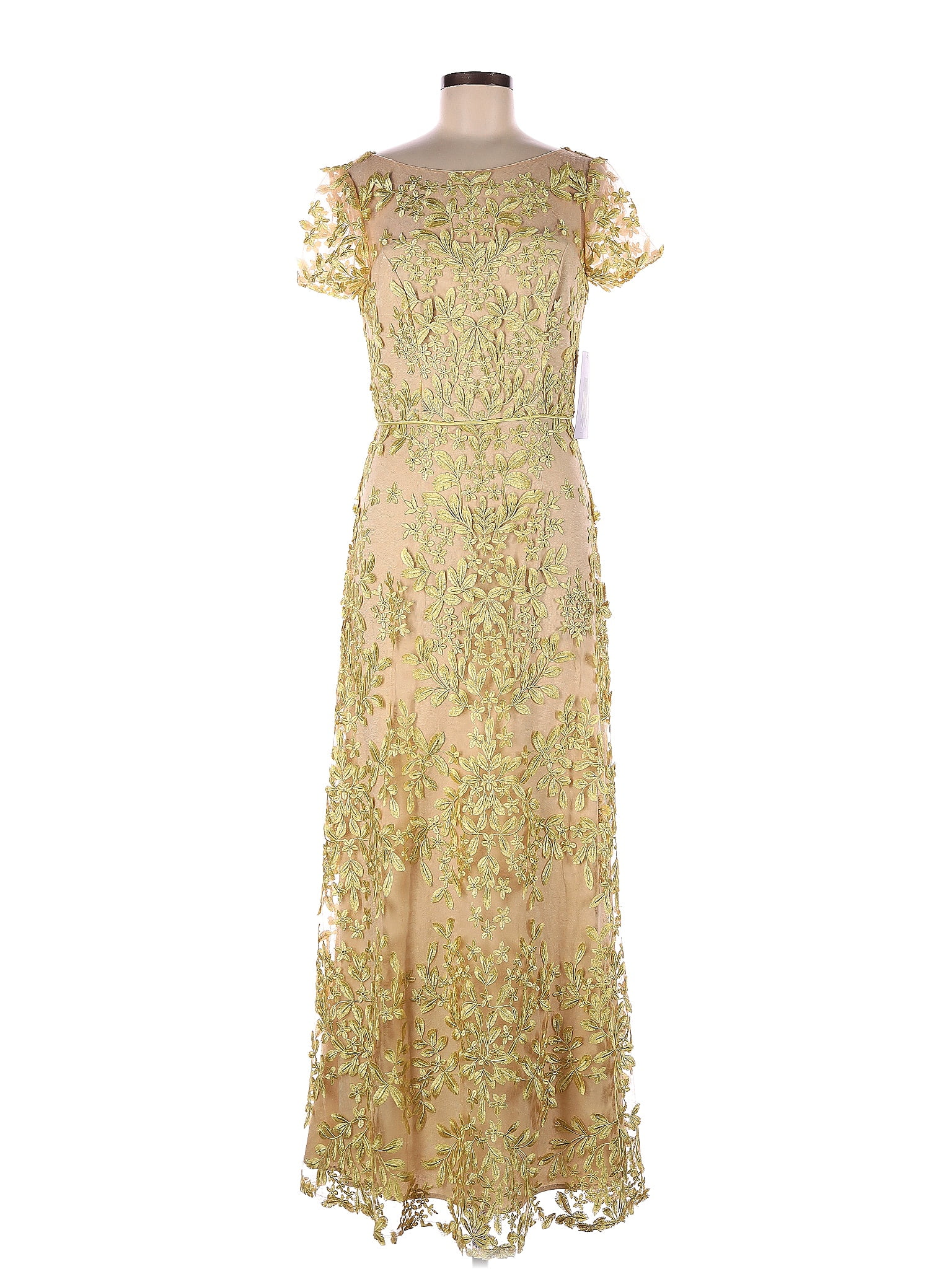 JS Collection Gold Cocktail Dress Size 9 - 59% off | ThredUp